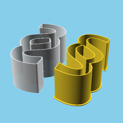 Section Sign, nestable box (v1) | 3D models download | Creality Cloud