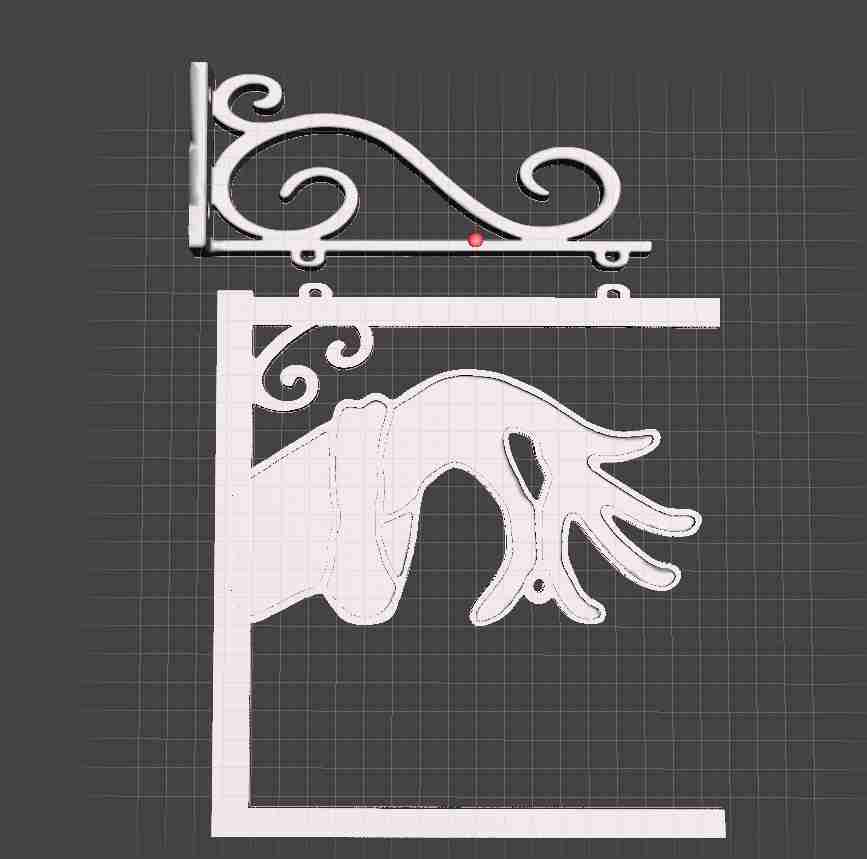 grinch hand and hanging decoration | 3D models download | Creality Cloud