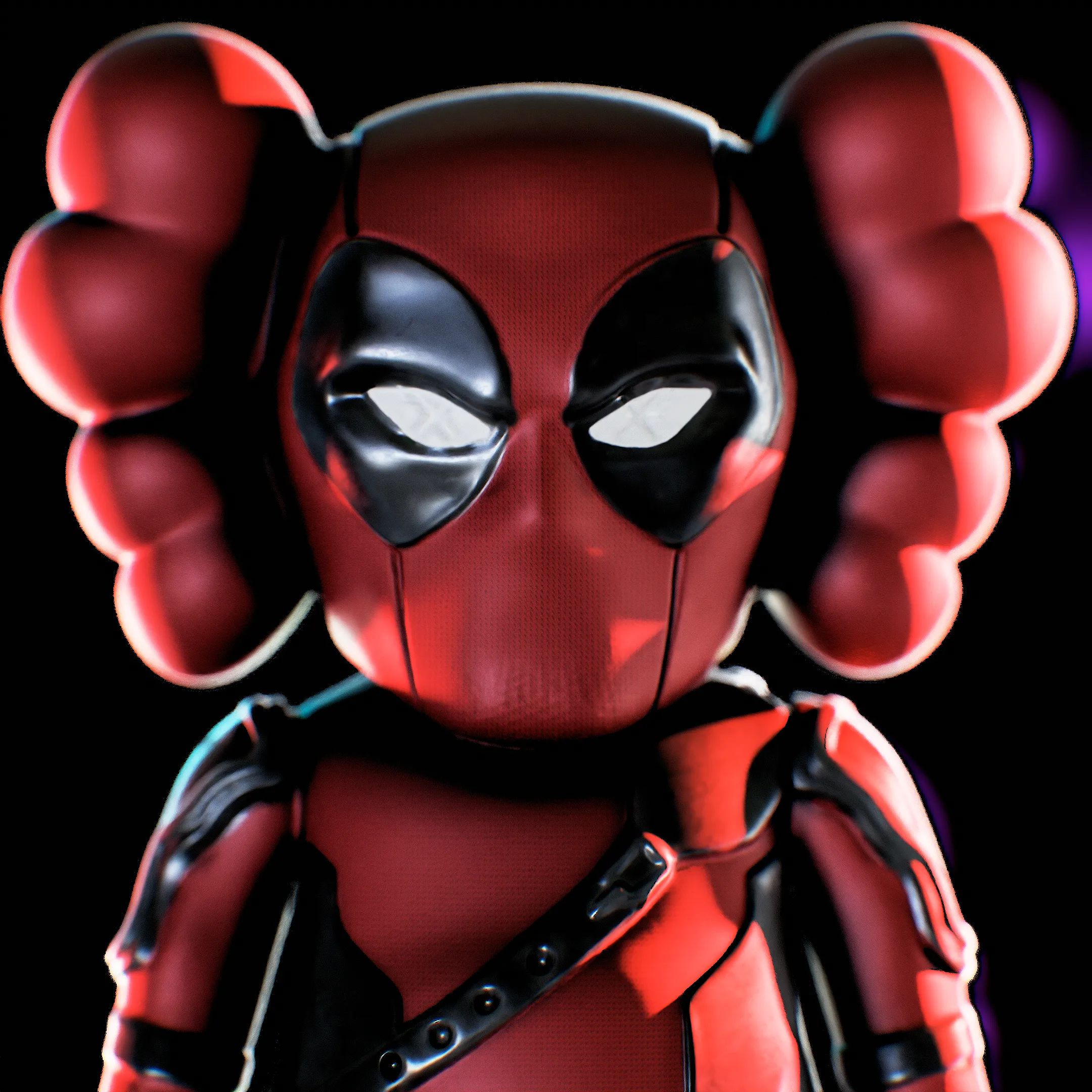 Characters & Creatures STL Download - Kaws Deadpool Mashup design Fan ...