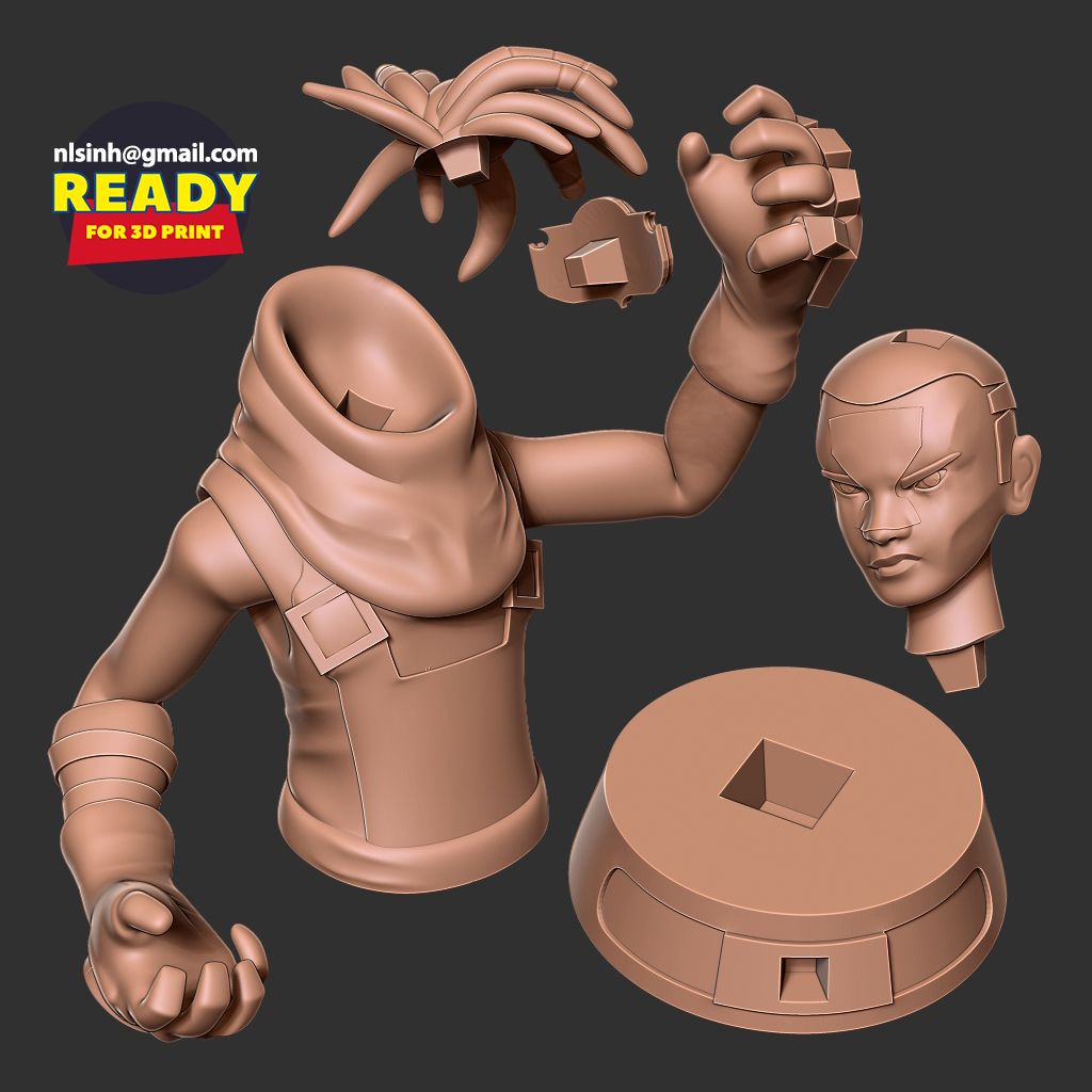 Ekko - Arcane Fanart | 3D models download | Creality Cloud