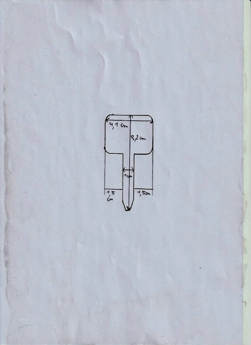 Tools & Spare Parts STL Descarga - Plant Tag - SqC3D
