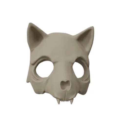 Cosplay STL Download - Cat Skull Mask 3D Model STL Fileby Togepi 3D Artist