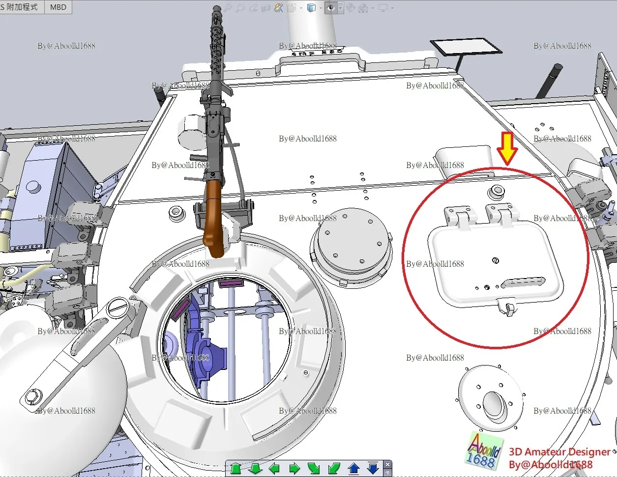 Vehicles & Machinery STL Download - TIGER TANK LATE HATCHES FOR LOADER ...