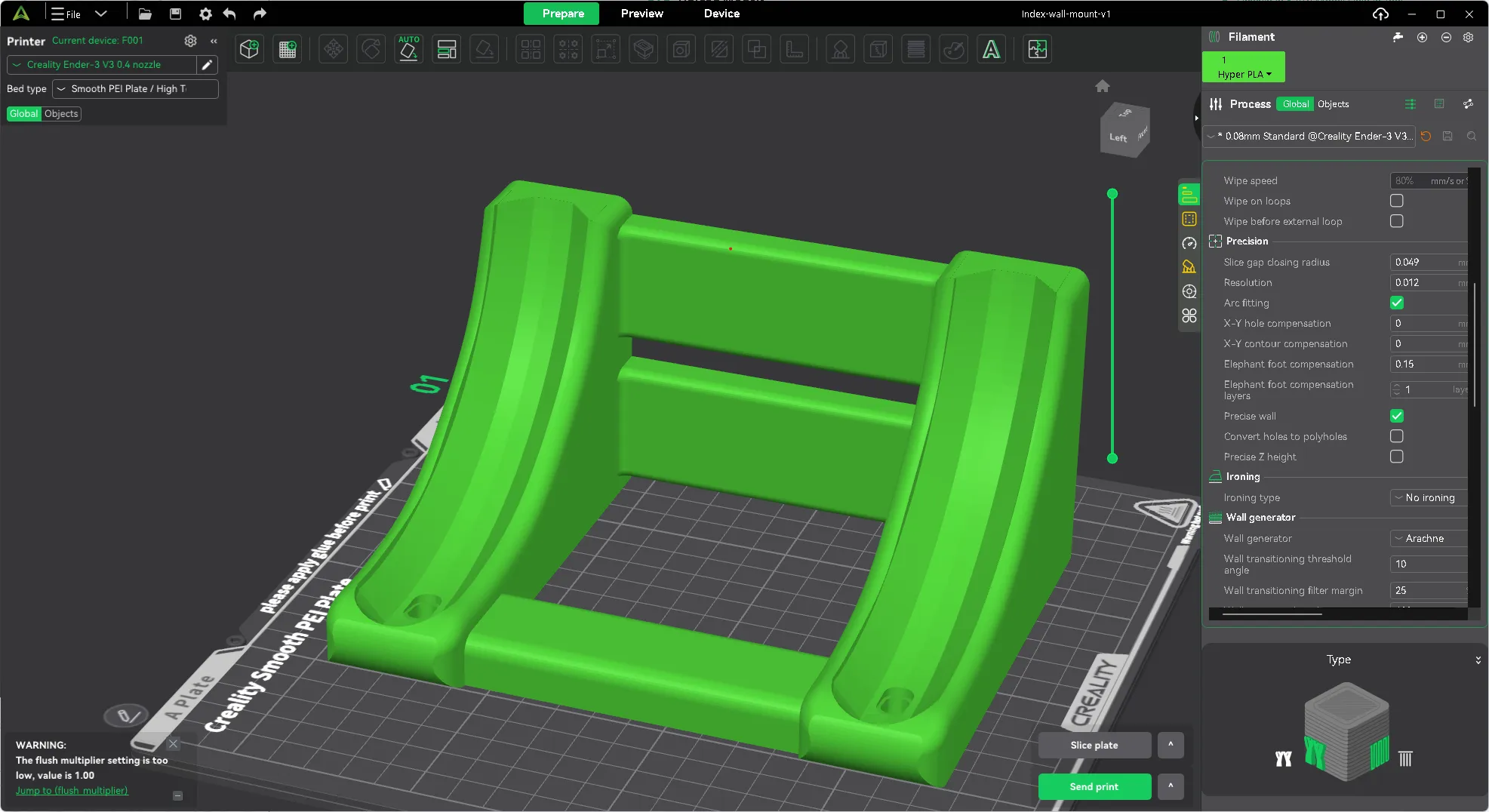3D Printer Files | 3MF File | Valve Index Hand Controller Wall-Mount | Creality Cloud