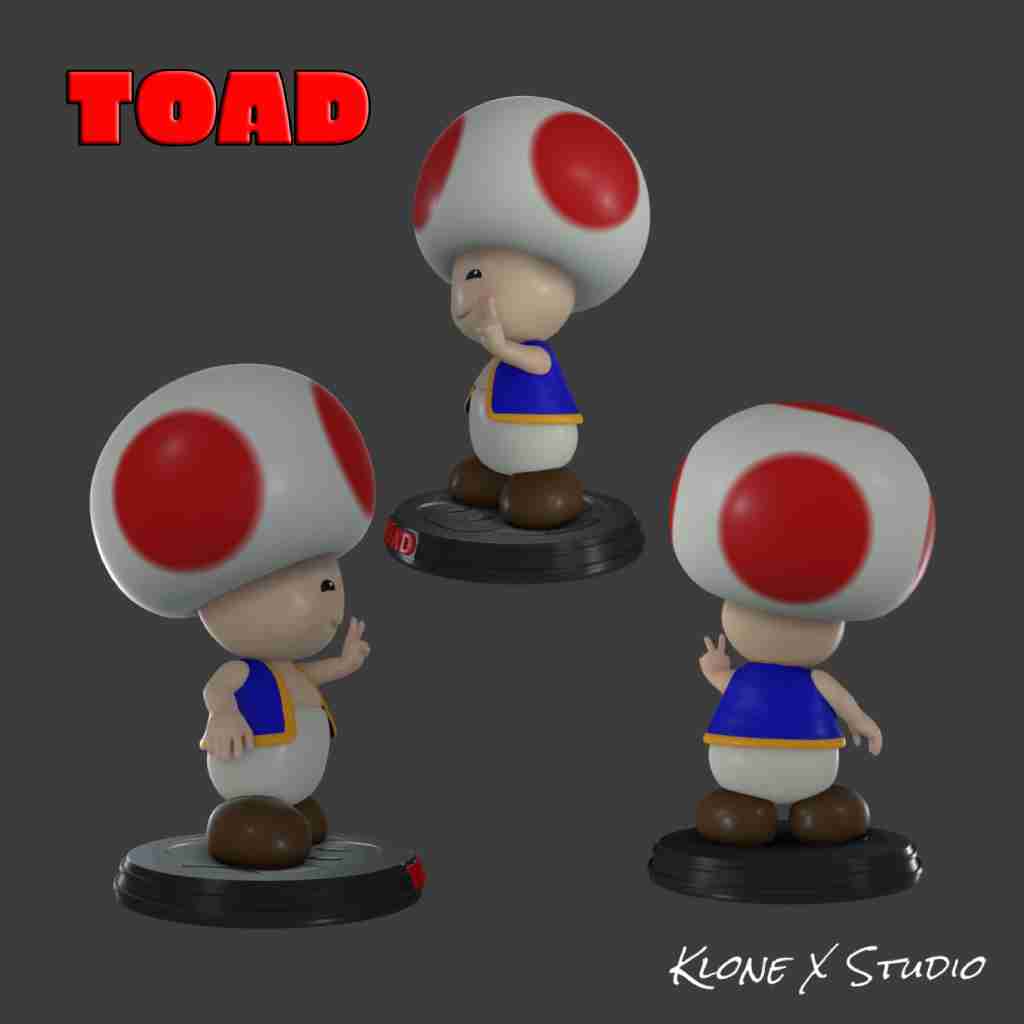 TOAD MARIO | 3D models download | Creality Cloud