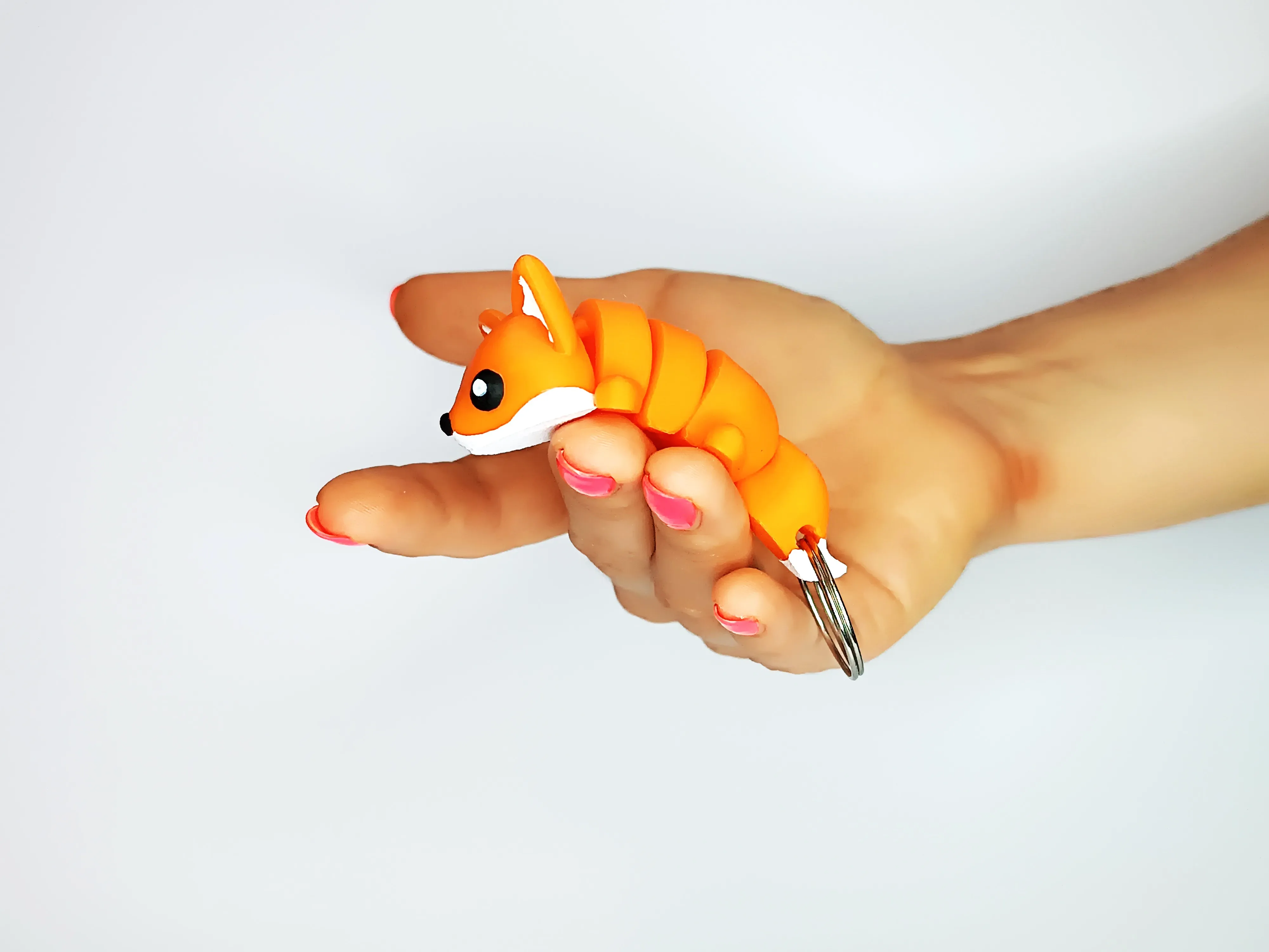 Cute Flexi Pets Fox (Keychain & Magnet) | 3D models download | Creality ...