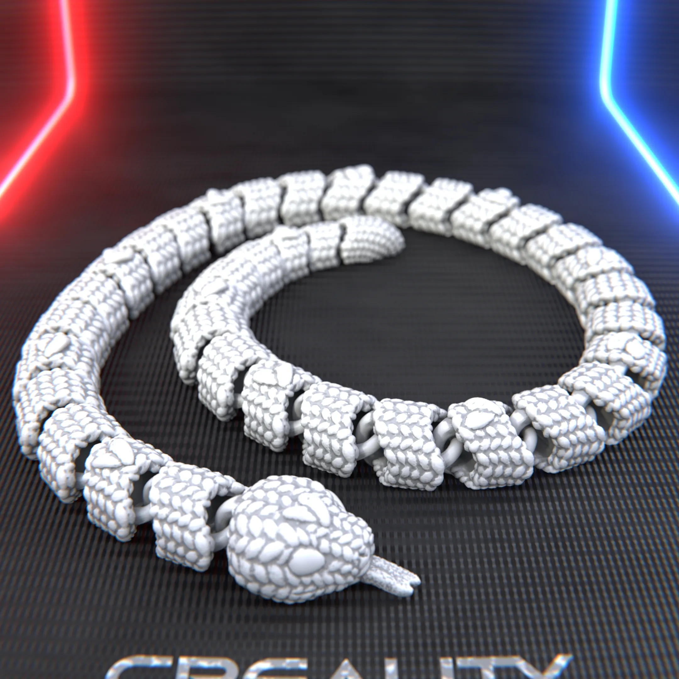 Archivos de impresora 3D | Archivo 3MF | Crochet Flexi Snake | Creality ...