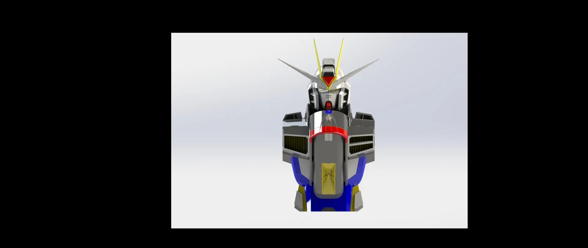 Other STL Download - ZGMF-X20A Strike Freedom Bust (Fanmade)by Bettytheprintguy