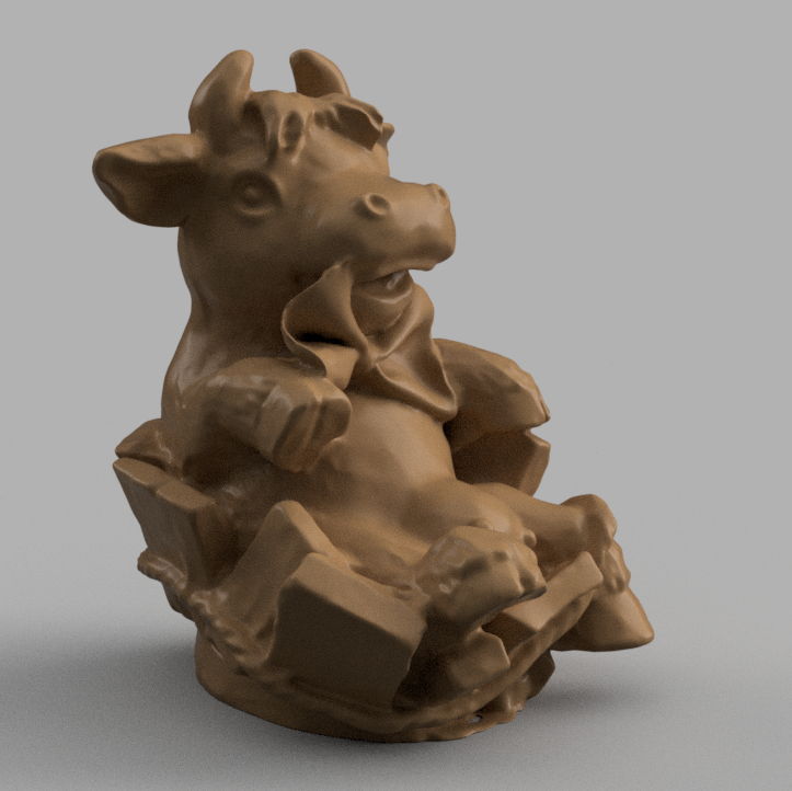 Cow on barrel | 3D models download | Creality Cloud