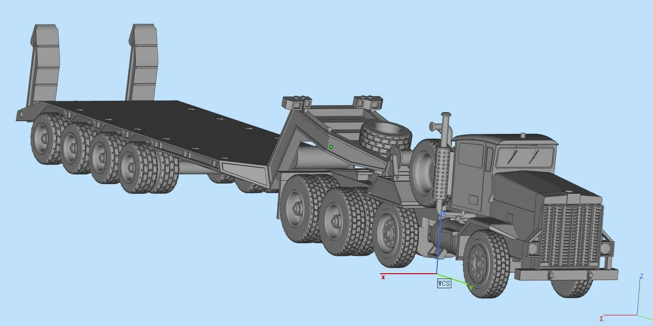 Vehicles & Machinery STL Download - M911 C-HET and M747 Heavy Equipment ...