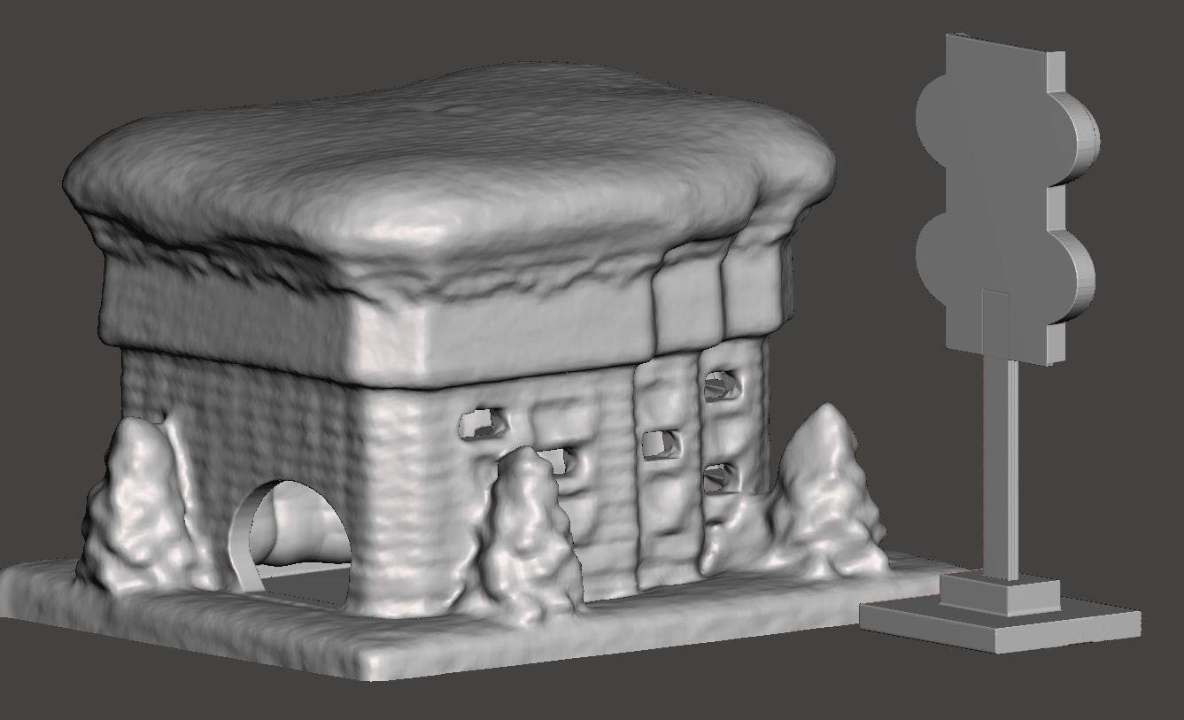christmas village Tim-Hortons V2 | 3D models download | Creality Cloud