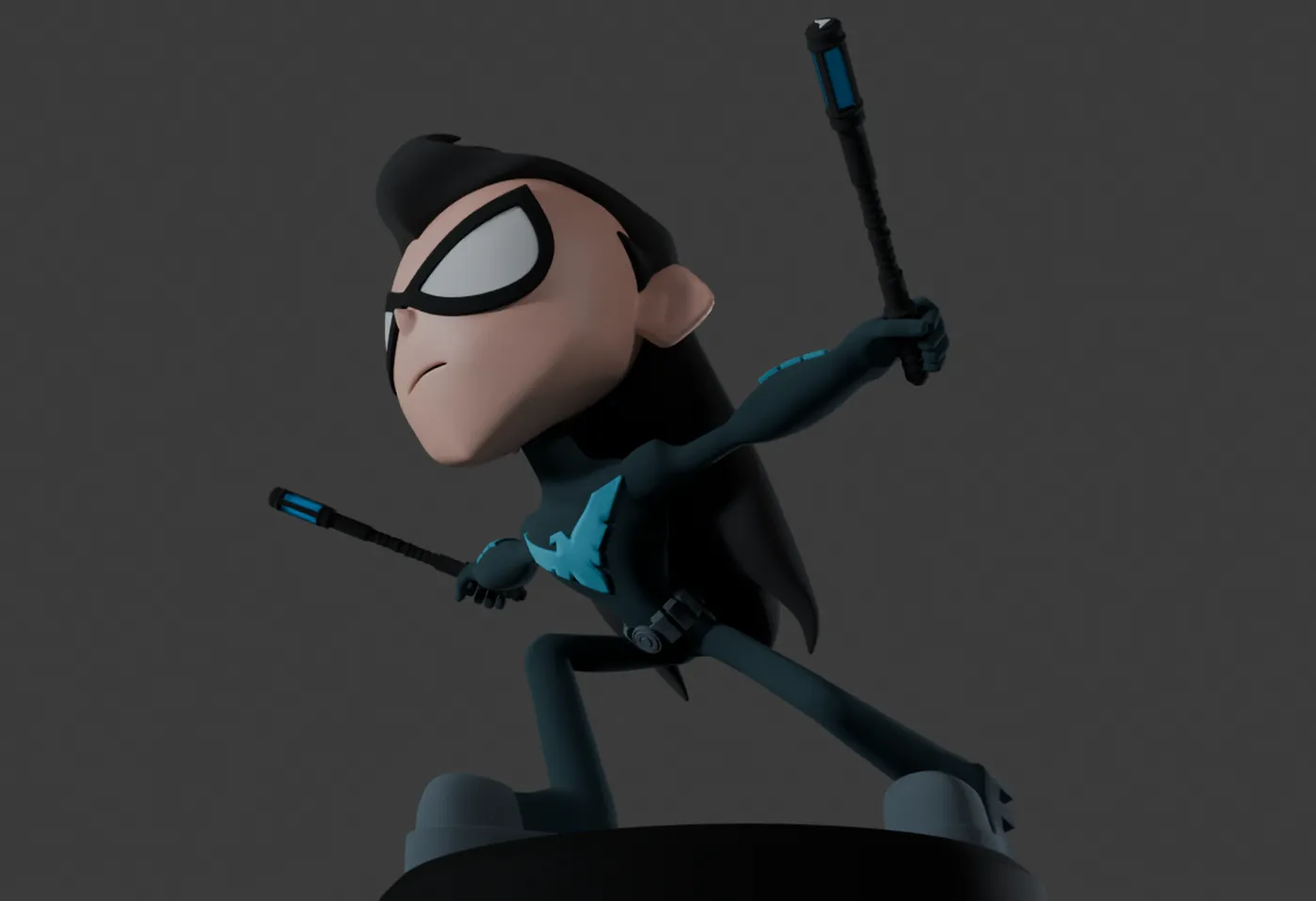 Characters & Creatures STL Download - Nightwing - TTGby 3dmpro