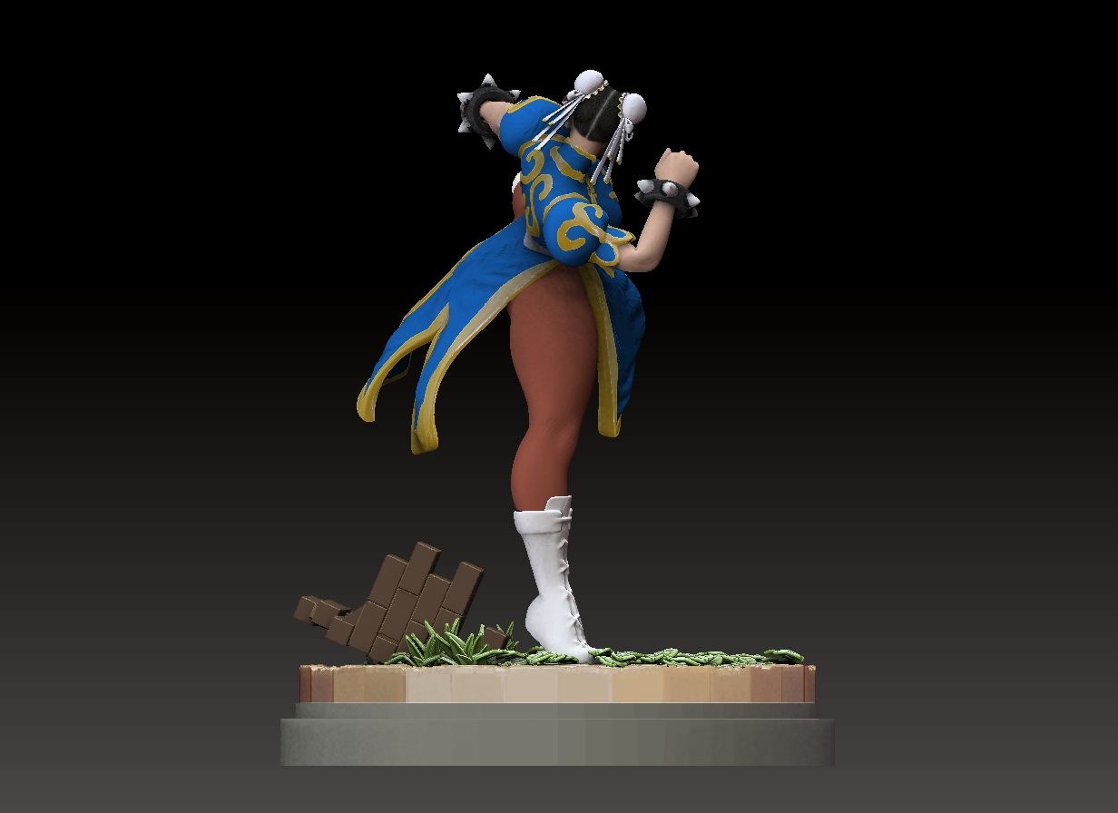 Chun-Li from Street fighter | 3D models download | Creality Cloud