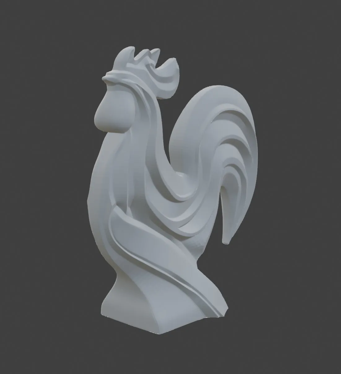 3D Printer Files | 3MF File | Regal Rooster | Creality Cloud