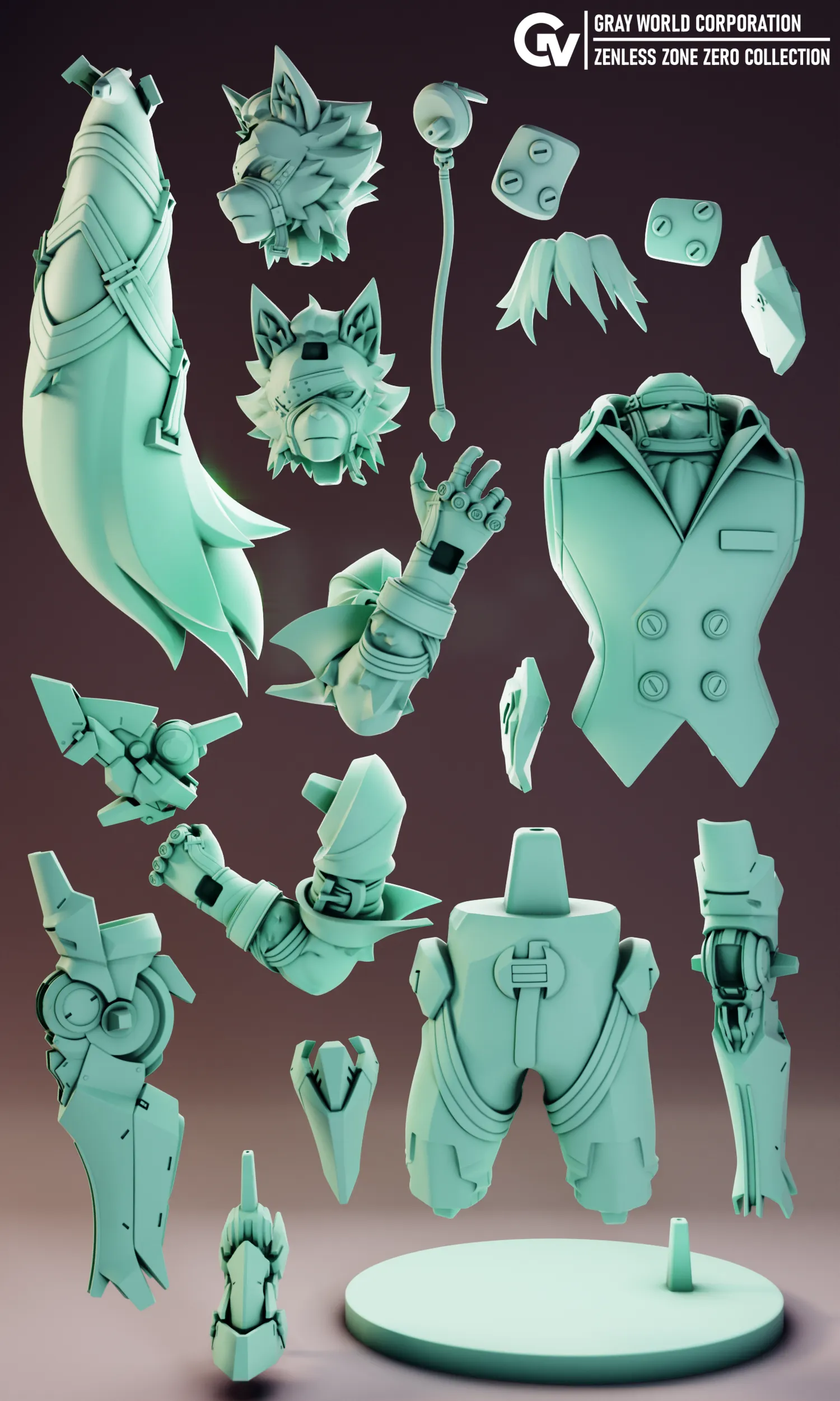 Characters & Creatures STL Download - Von Lycaon - Zenless Zone Zeroby ...