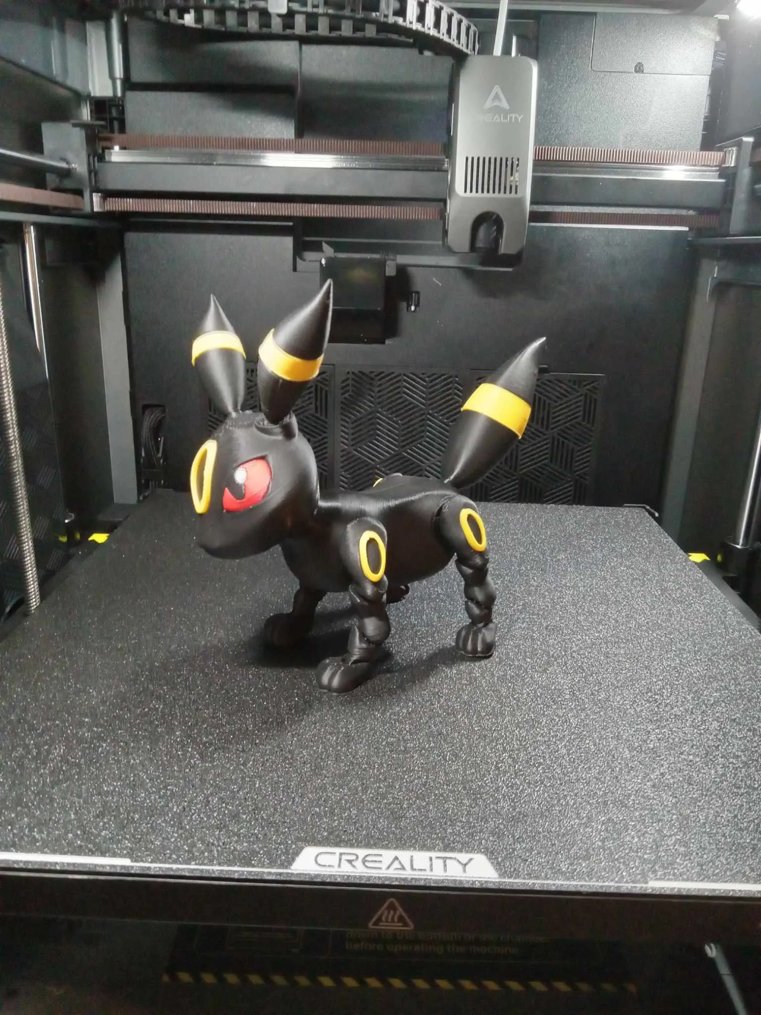 Other STL Download - Flexi Umbreon w built in supportsby Mr3DBeast