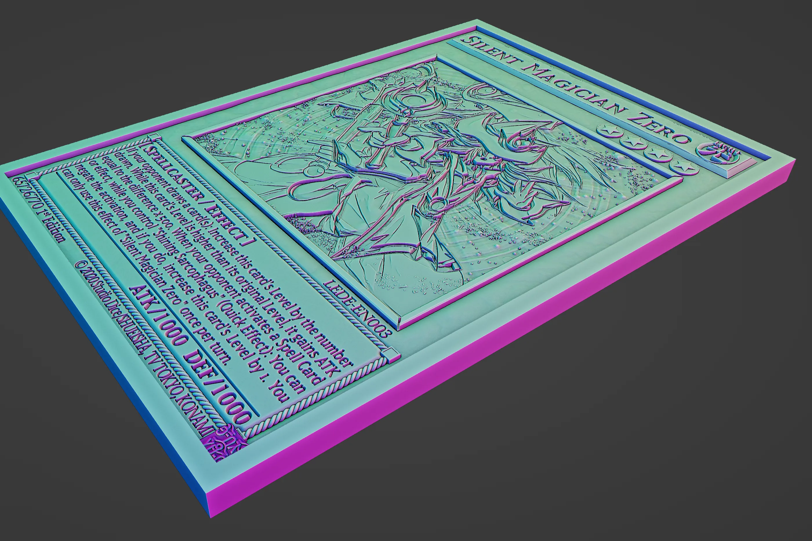 Other STL Download - SILENT MAGICIAN ZERO - YU-GI-OH!by Wsonuchiha3D