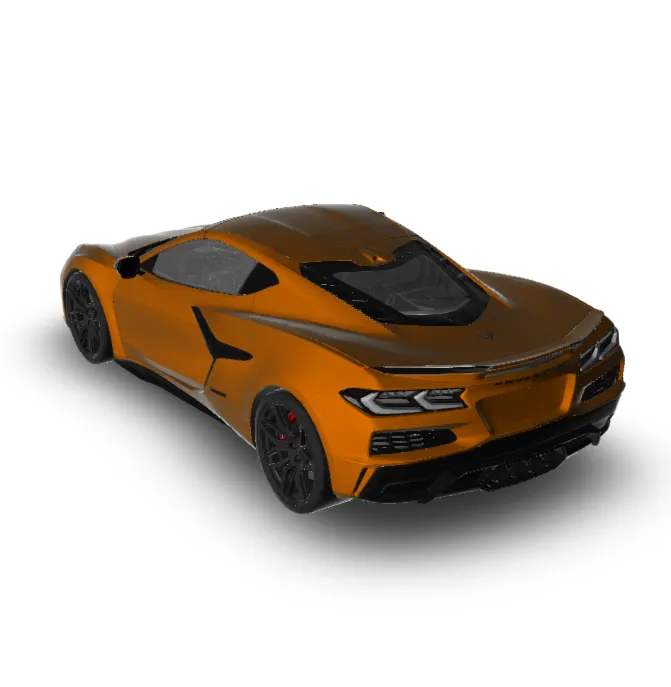 Vehicles & Machinery STL Download - Chevrolet Corvette Z06 2023by ...