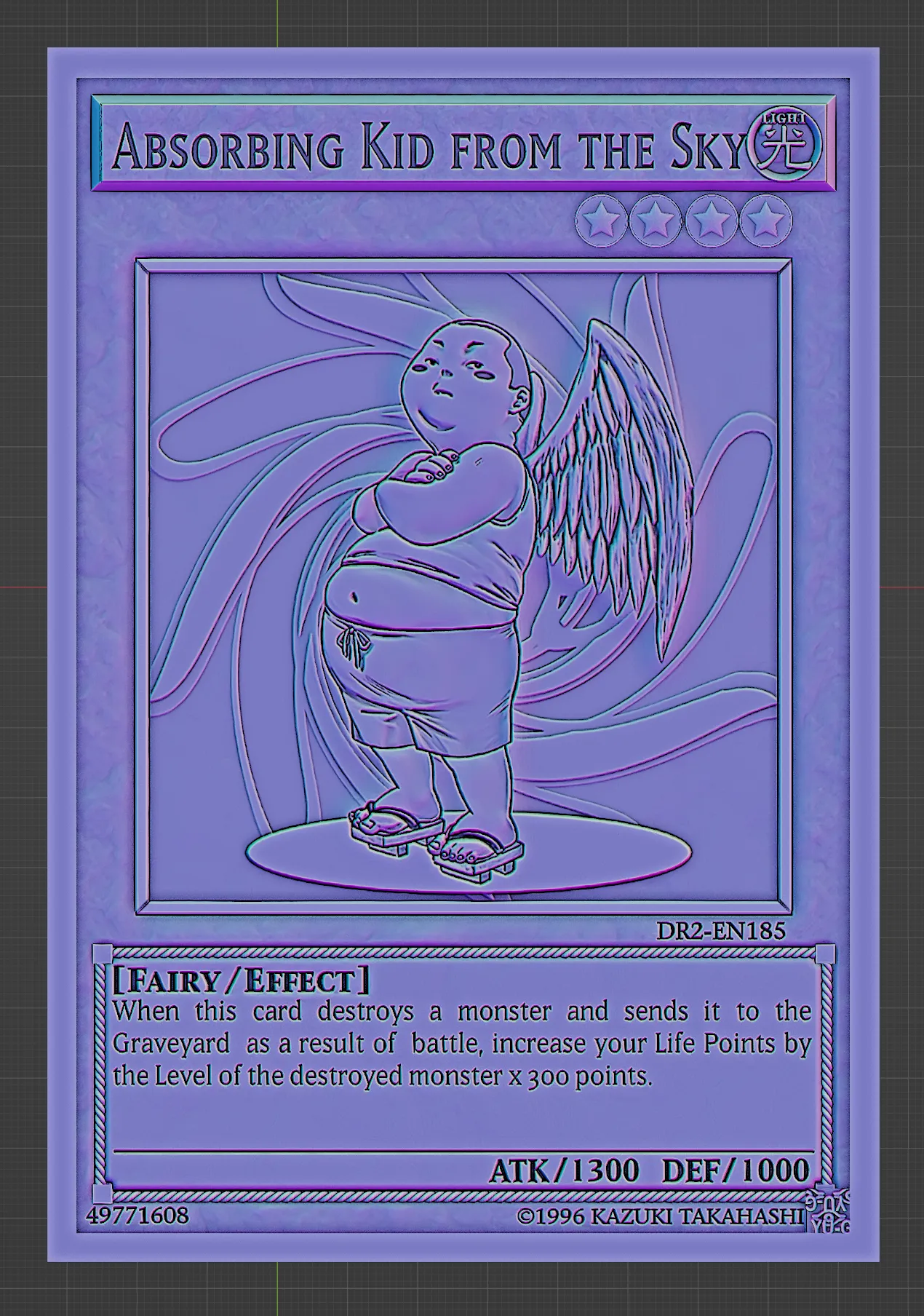 Other STL Download - ABSORBING KID FROM THE SKY - YU-GI-OH!by Wsonuchiha3D