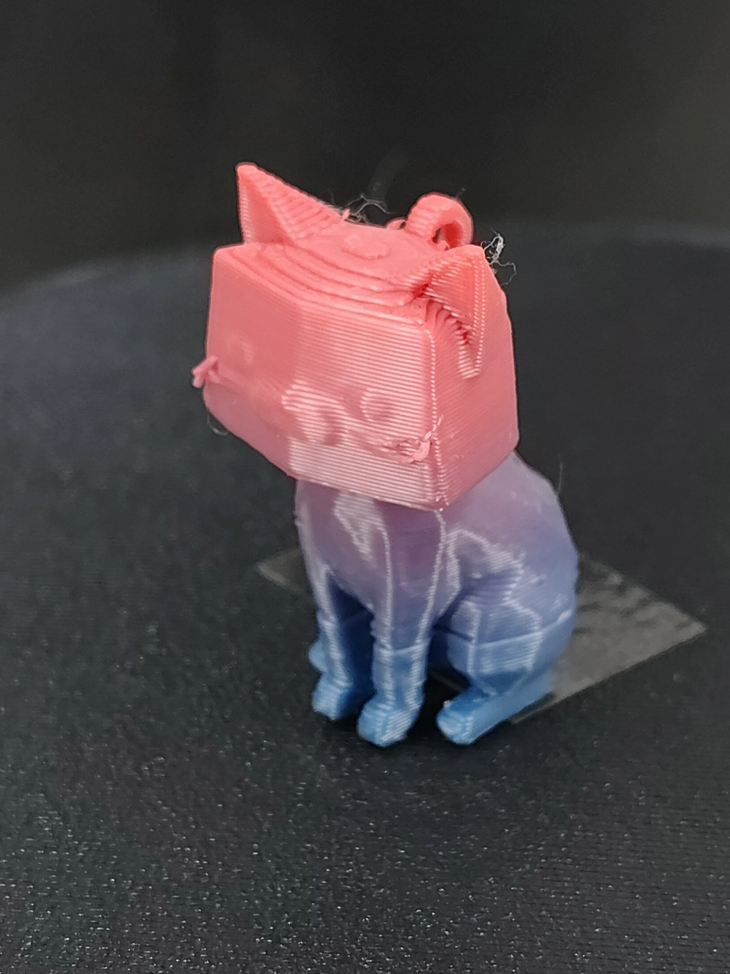 3D Printer Files | 3MF File | Low poly cat keychain | Creality Cloud