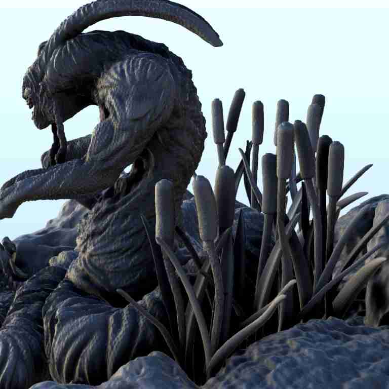 Demonic swamp monster - figure dark miniatures warhammer | 3D models ...