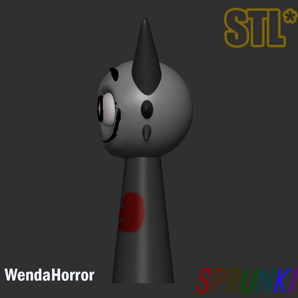 Characters & Creatures STL Download - Sprunki Incredibox WendaHorror ...