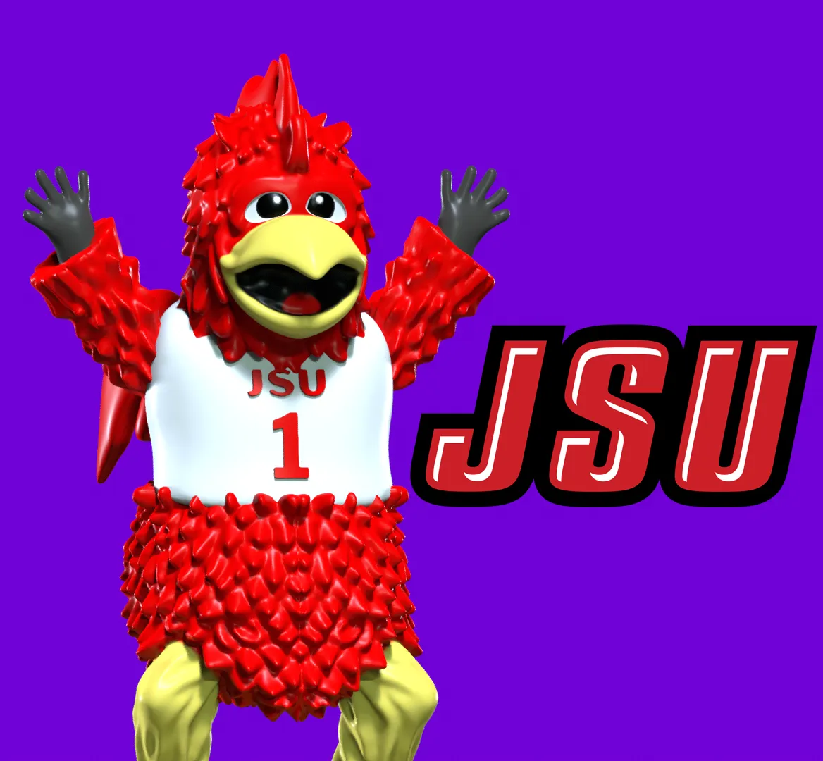 Characters & Creatures STL Download - NCAA - Cocky - Jacksonville State ...