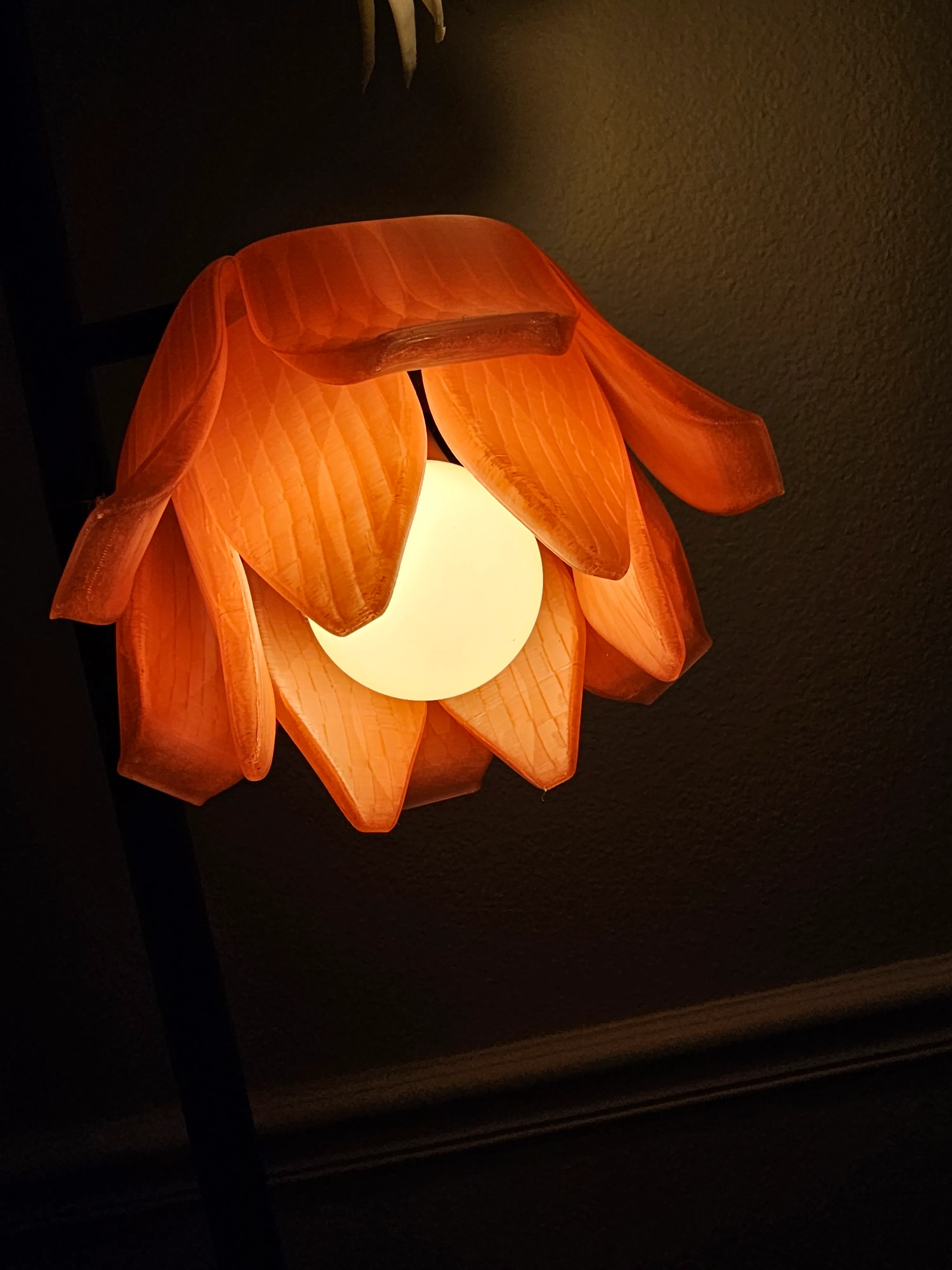 3D Printer Files | 3MF File | Pink Flower Lamp Shade | Creality Cloud