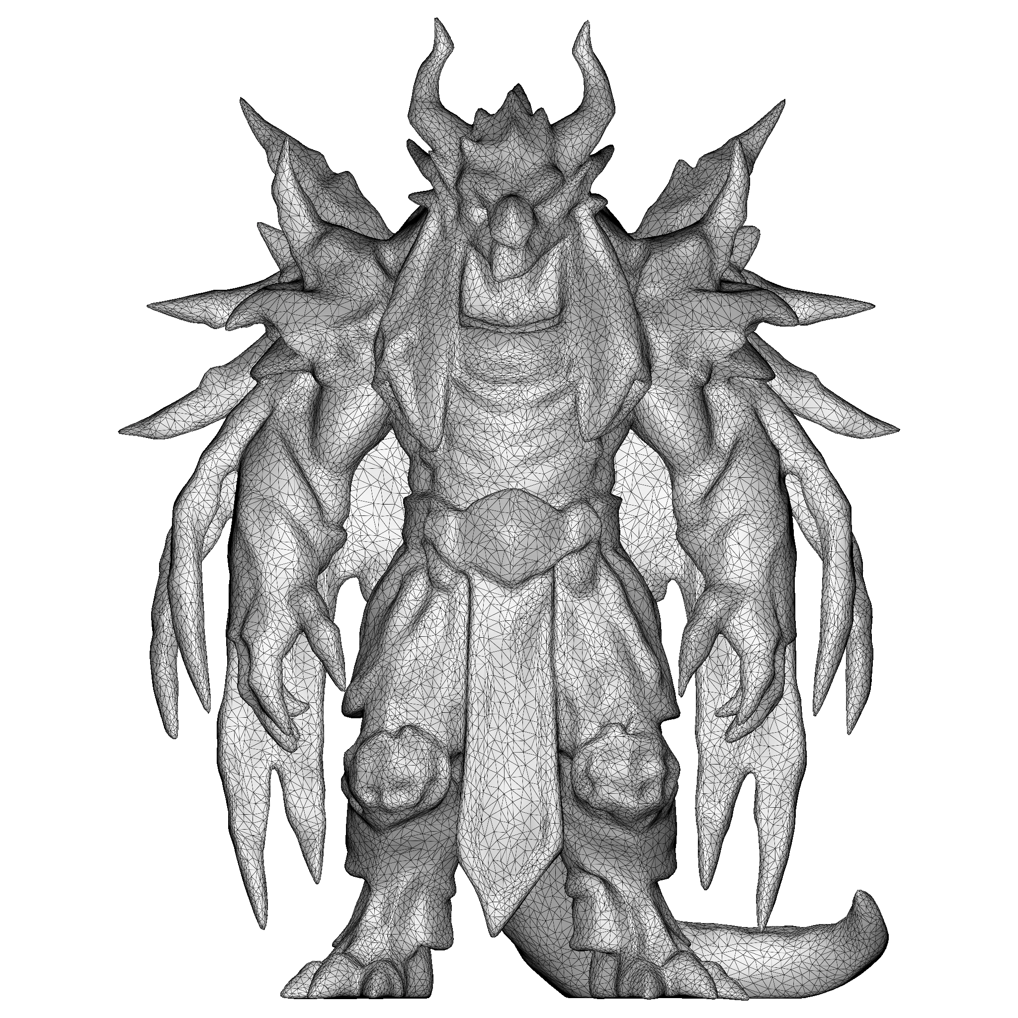 Characters & Creatures STL Download - Draconian Guardianby MR AnyCAD
