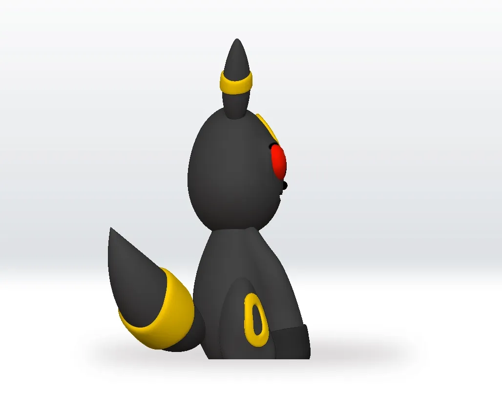 Characters & Creatures STL Download - Pokemon Umbreon STL file 3D Model ...