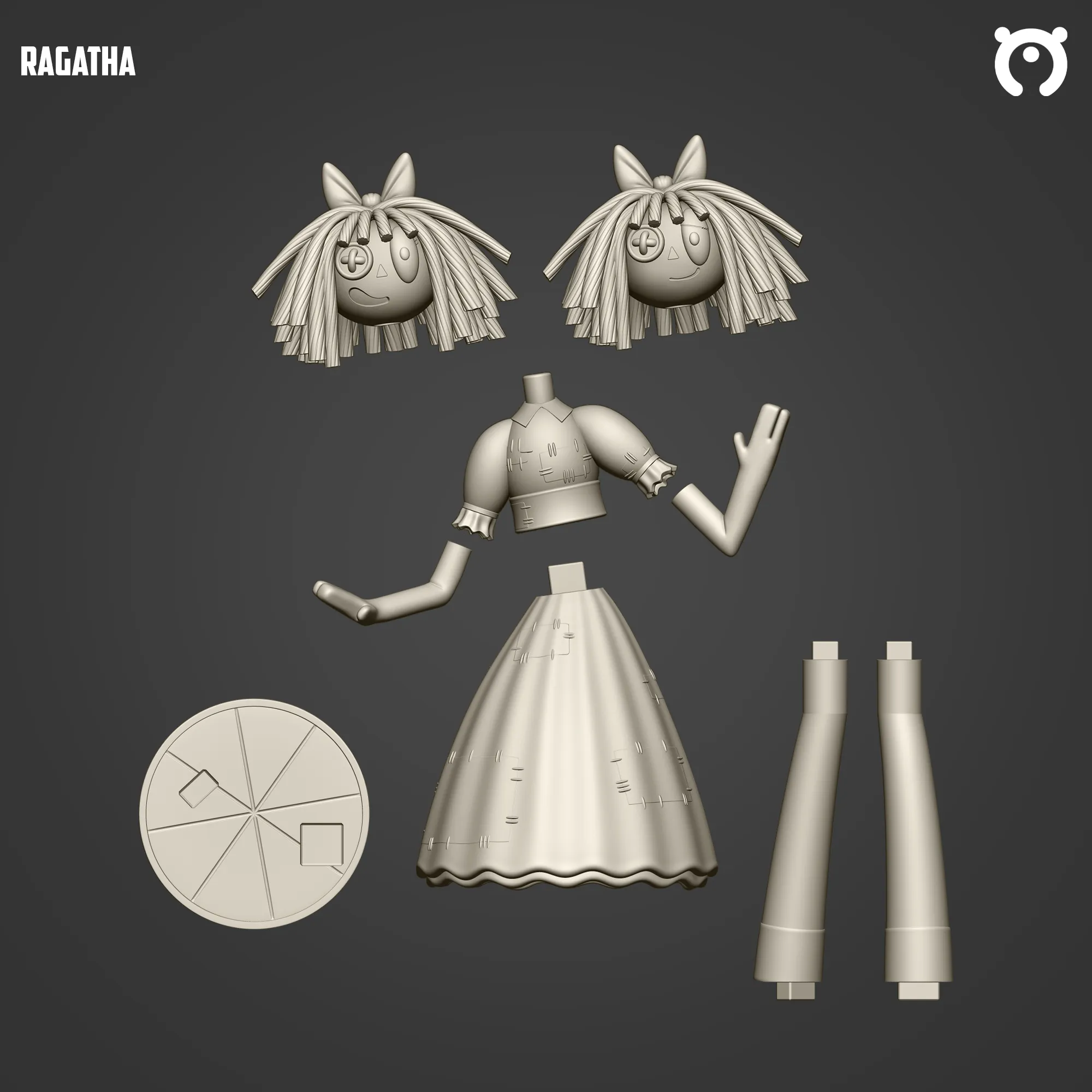 Ragatha - The amazing digital circus | 3D models download | Creality Cloud