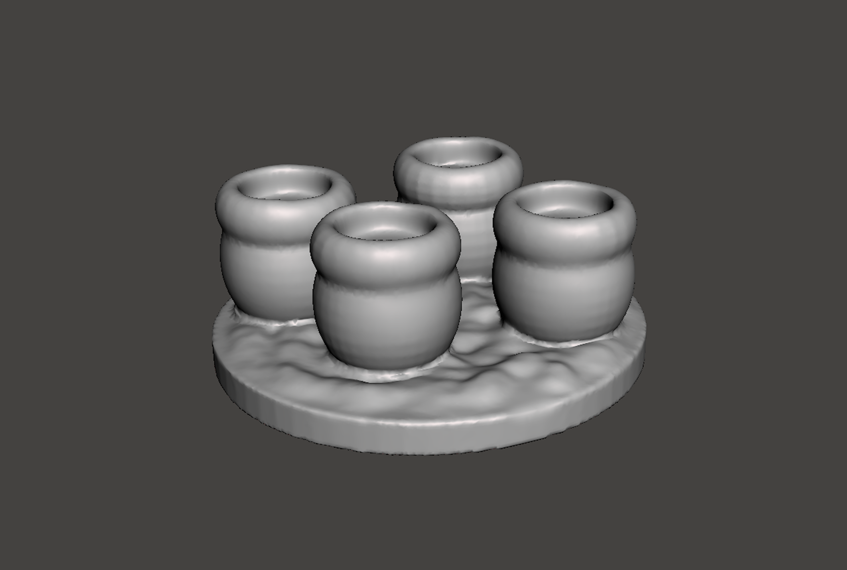 Clay Jars (Gaming Miniatures prop piece) | 3D models download ...