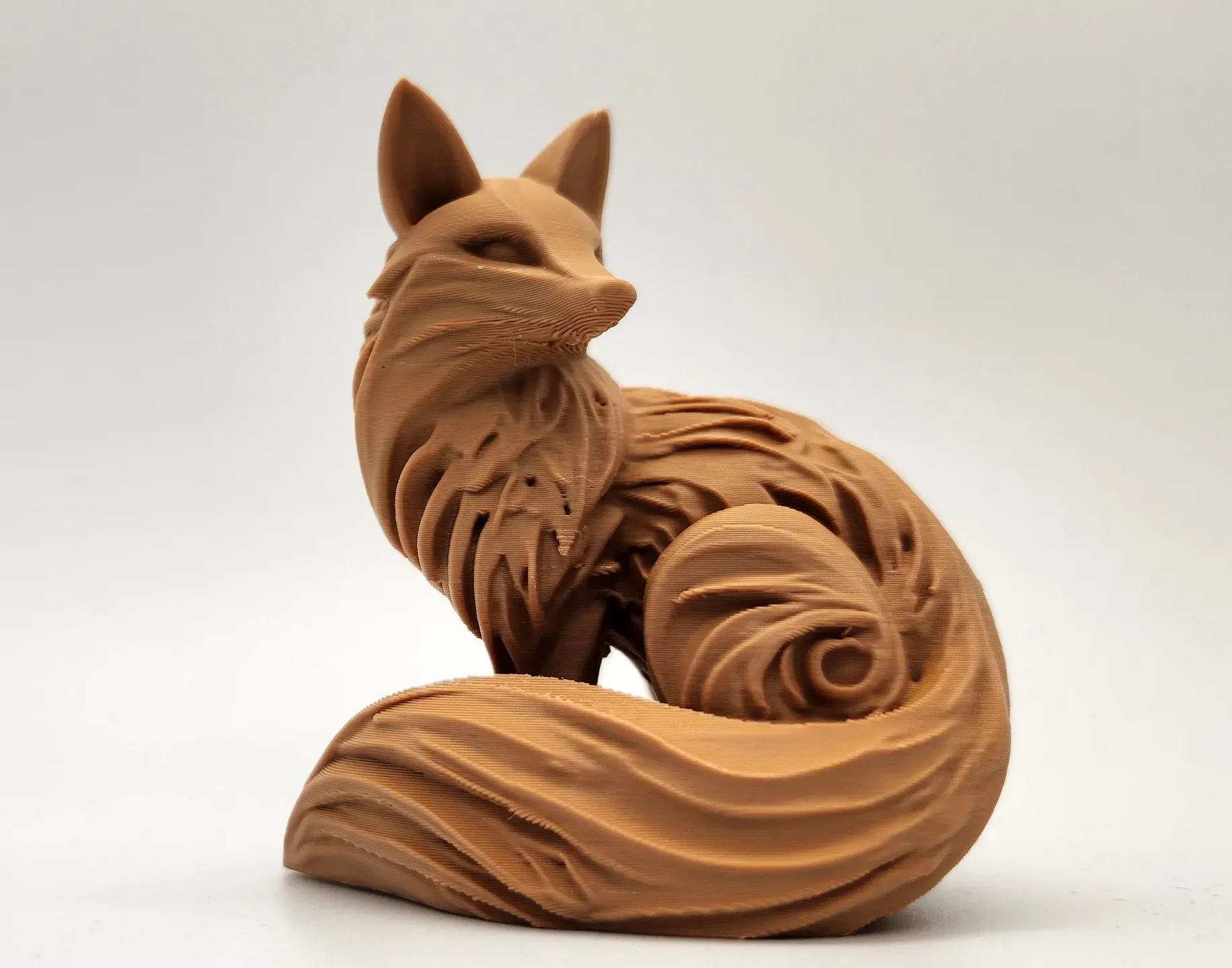 Free Sculptures & Artworks STL Download - Wood-Carved Foxby Triple G ...