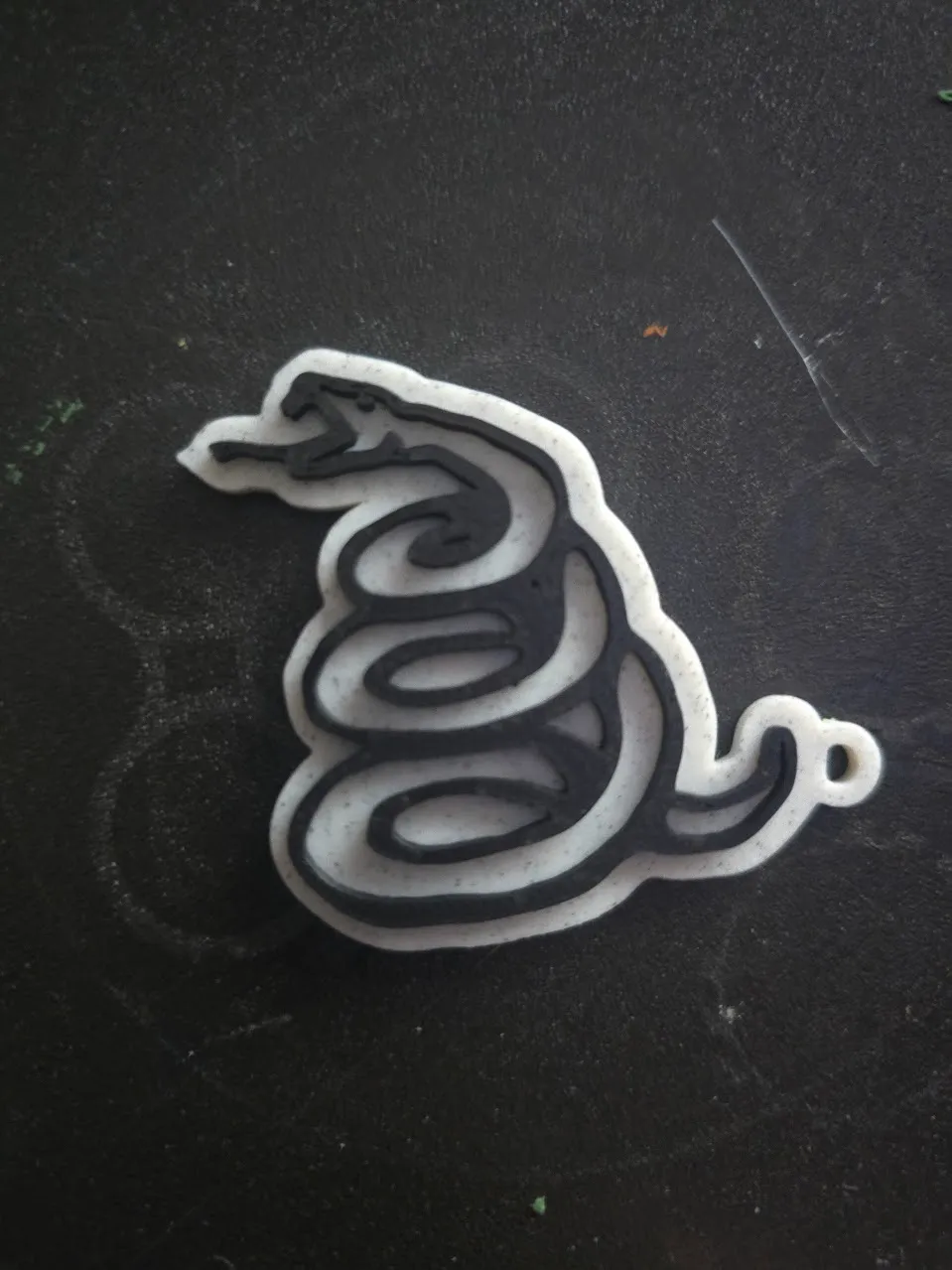 3D Printer Files | 3MF File | Metallica snake logo keychain | Creality ...