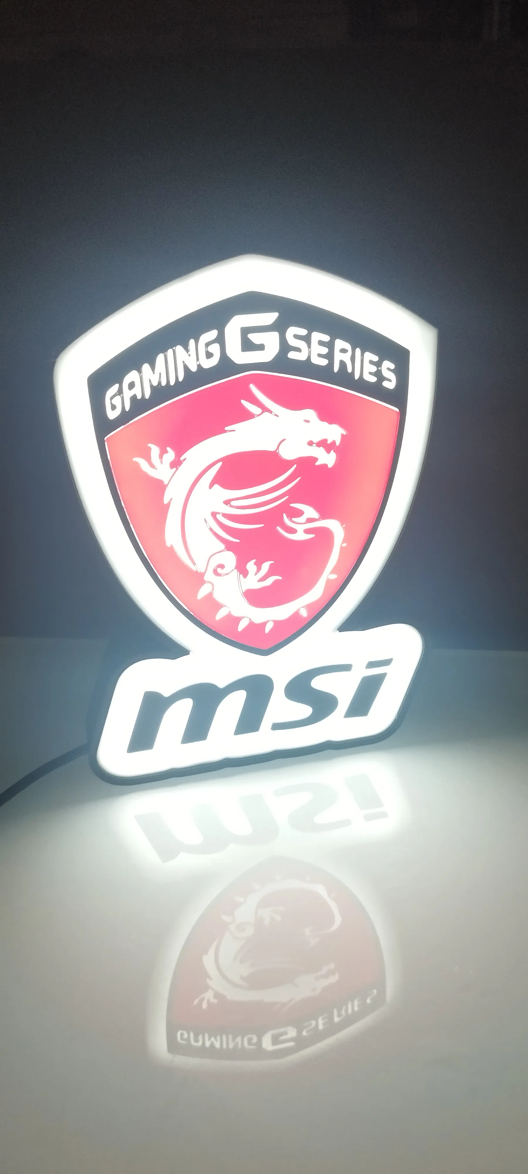Lighting & Lamps STL Download - MSI GAMING SERIES LAMPby 3DLab