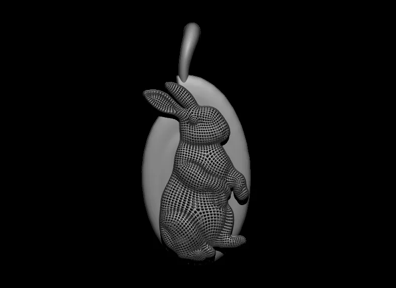 Jewelry & Accessories STL Download - Rabbit Lace Pendantby Christina3d