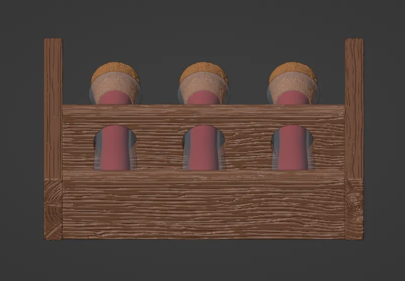 3D Printer Files | 3MF File | Vile Stand W/viles ( Full ) | Creality Cloud