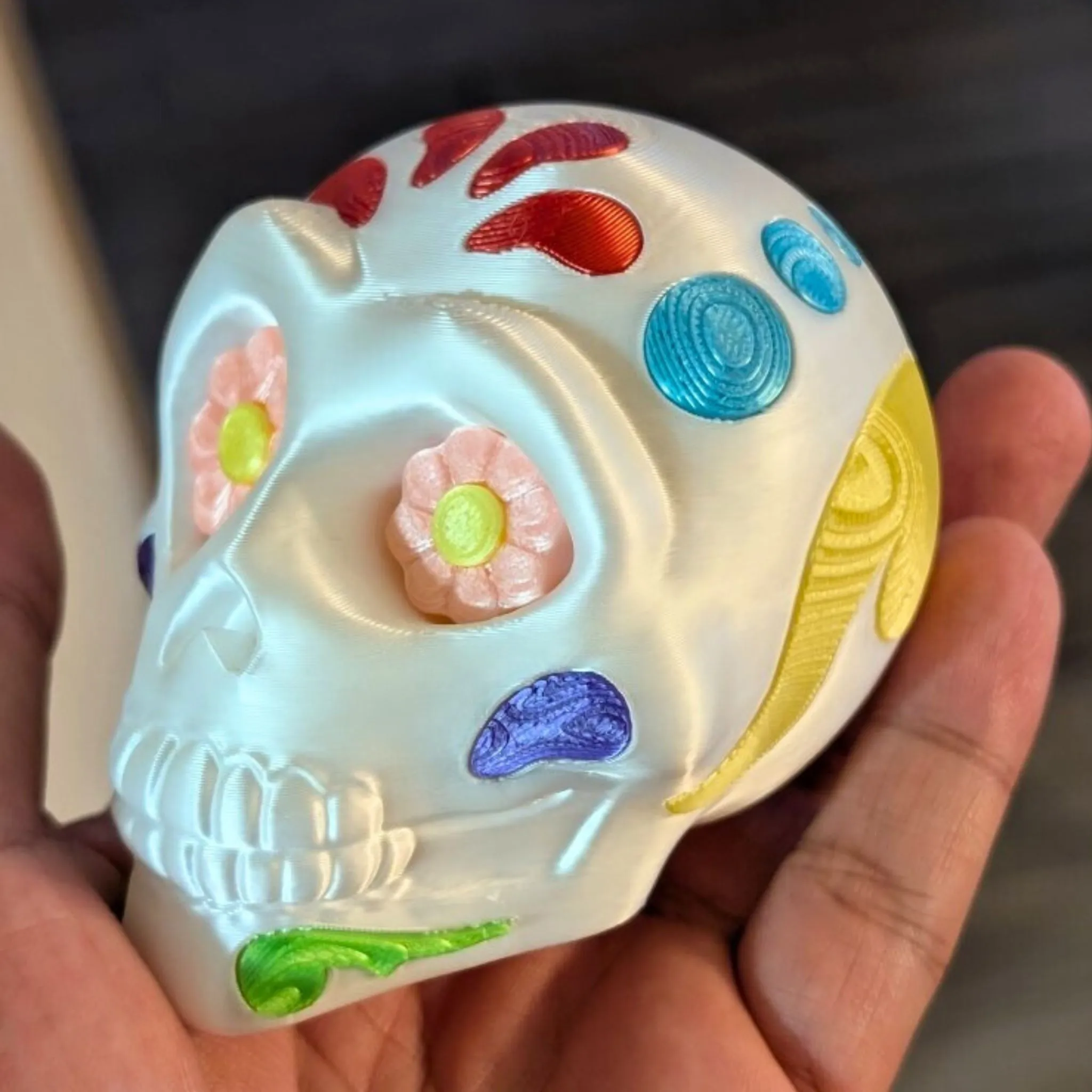 Skull by Colors | 3D models download | Creality Cloud