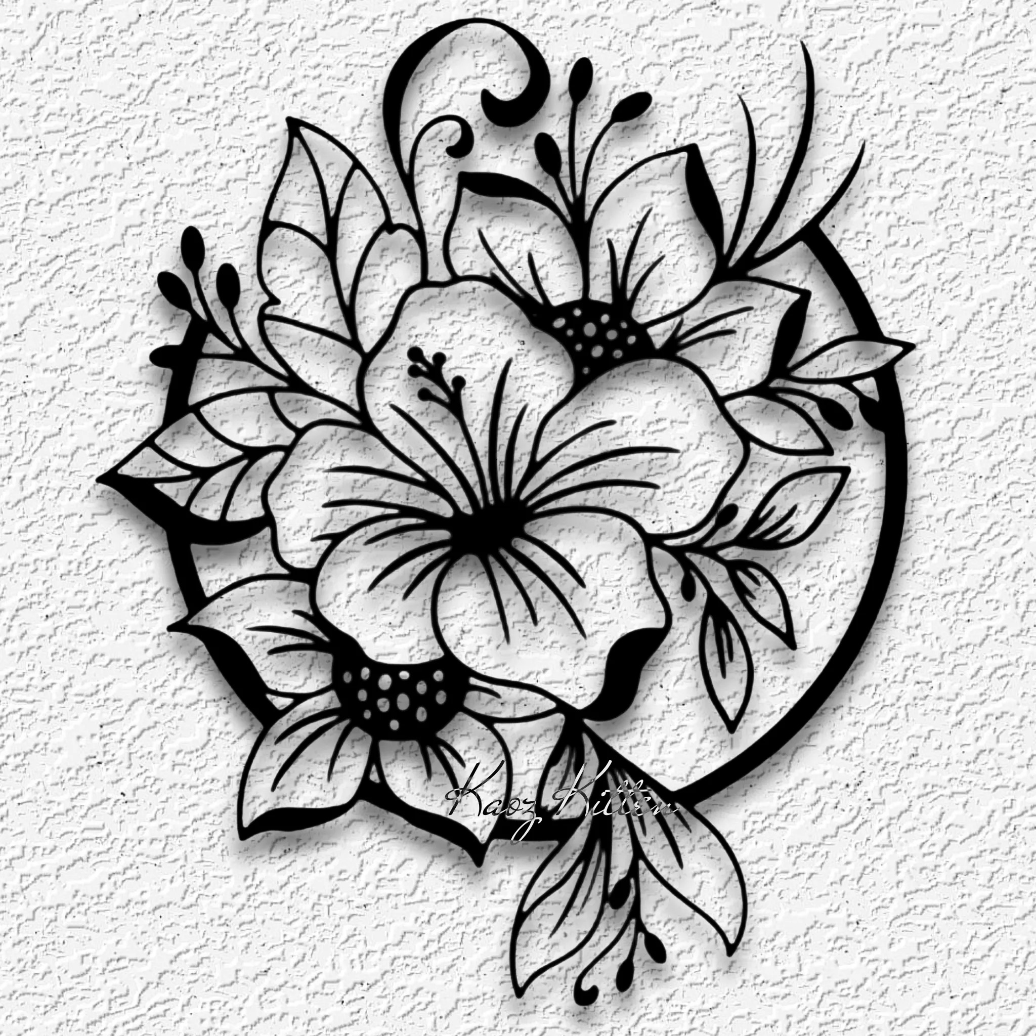 3D Printer Files | 3MF File | Spring Easter Flowers Wall Art Floral ...