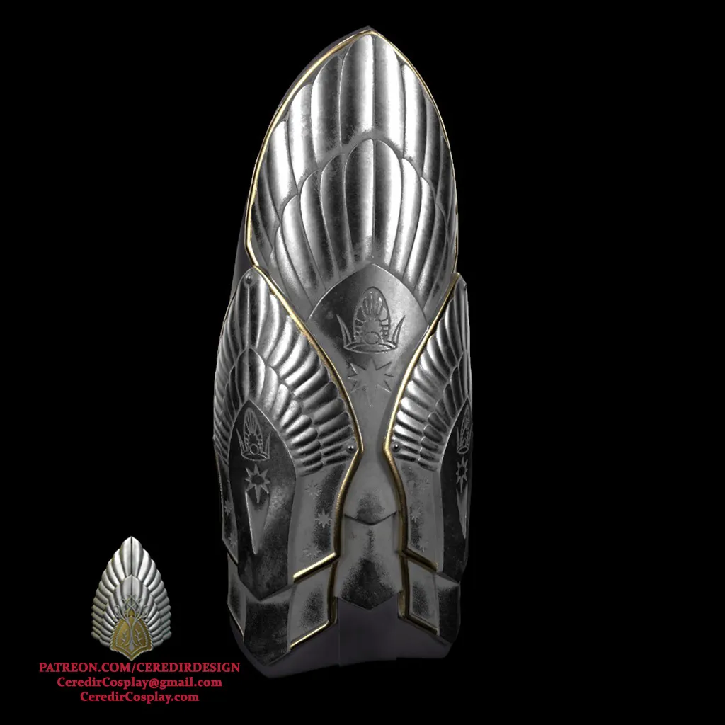 Cosplay STL Download - King Elessar Ararorn greaves lord of the rings ...