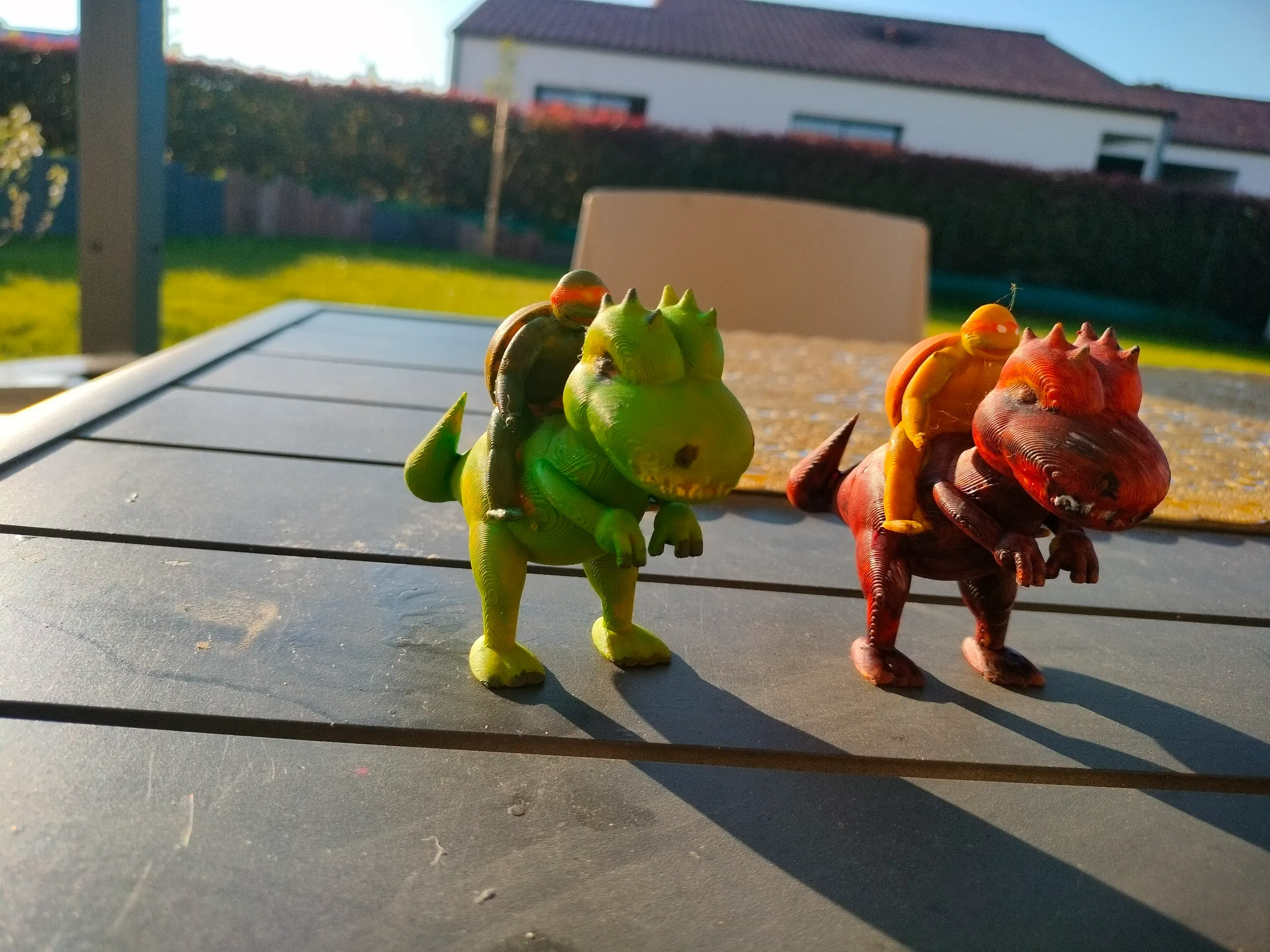 3D Printer Files | 3MF File | TMNT - T-REX with Ninja Turtle / Tortue ...