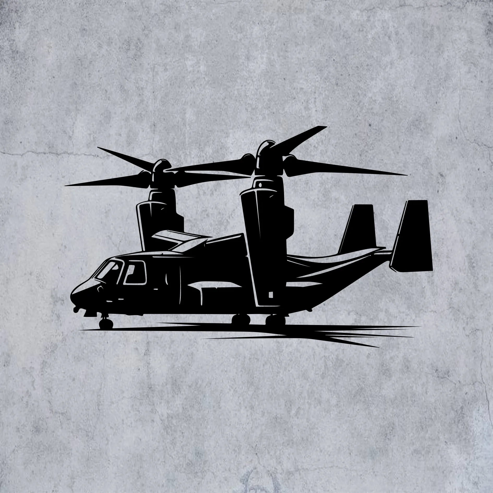 Drones & Aircraft STL Descarga - V-22 OSPREY MILITARY HELICOPTER #2 ...