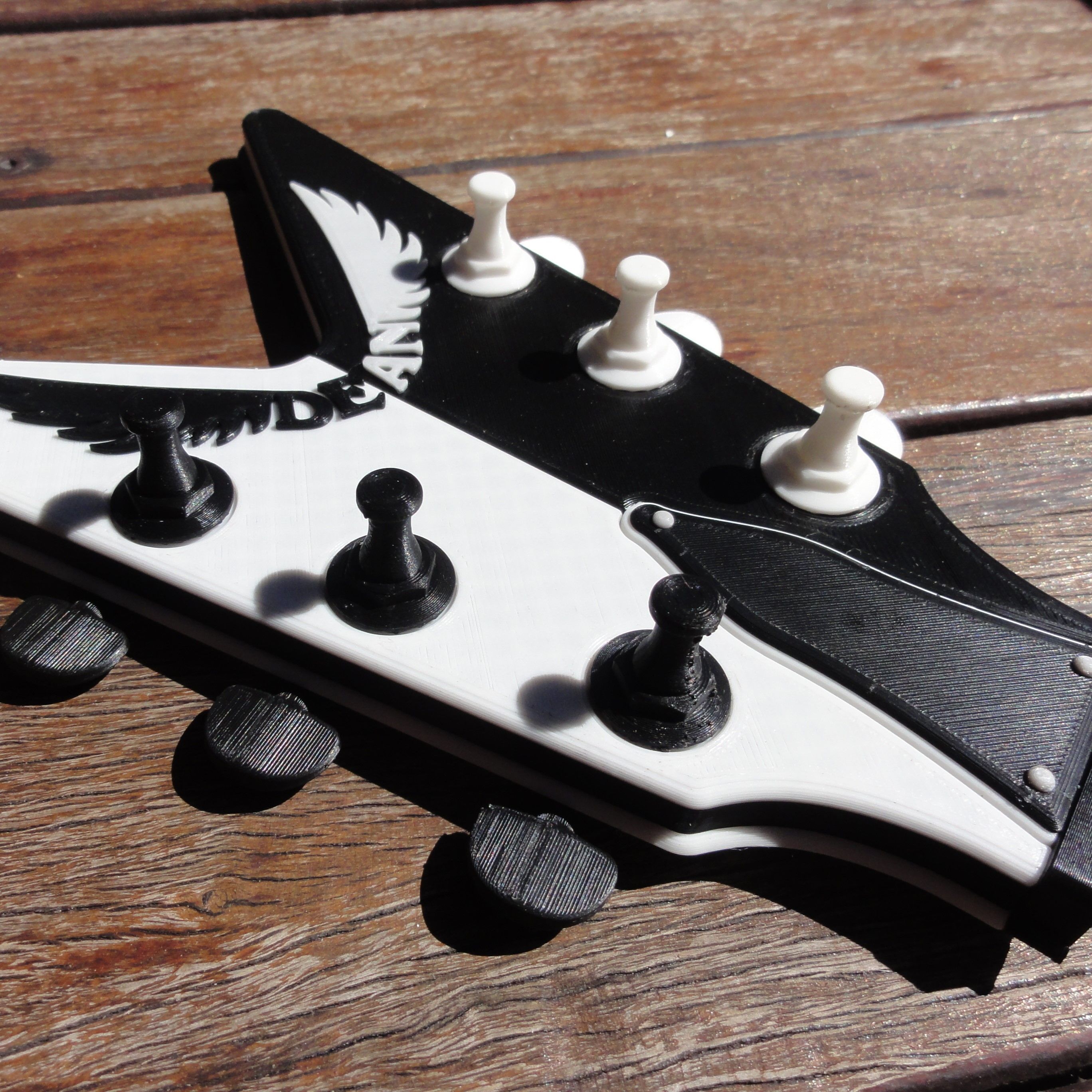 Dean ML Guitar Headstock - Wall Art / Key Hanger | 3D models download ...