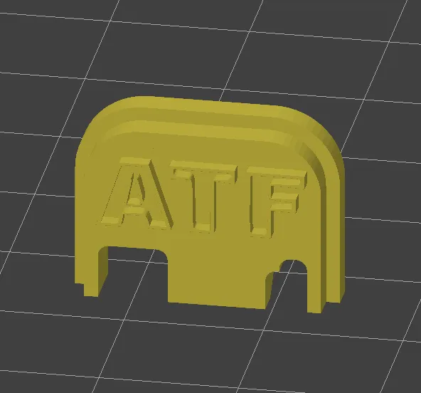 OtherSTL 다운로드 -ATF glock backplate - N0FR33B33Z