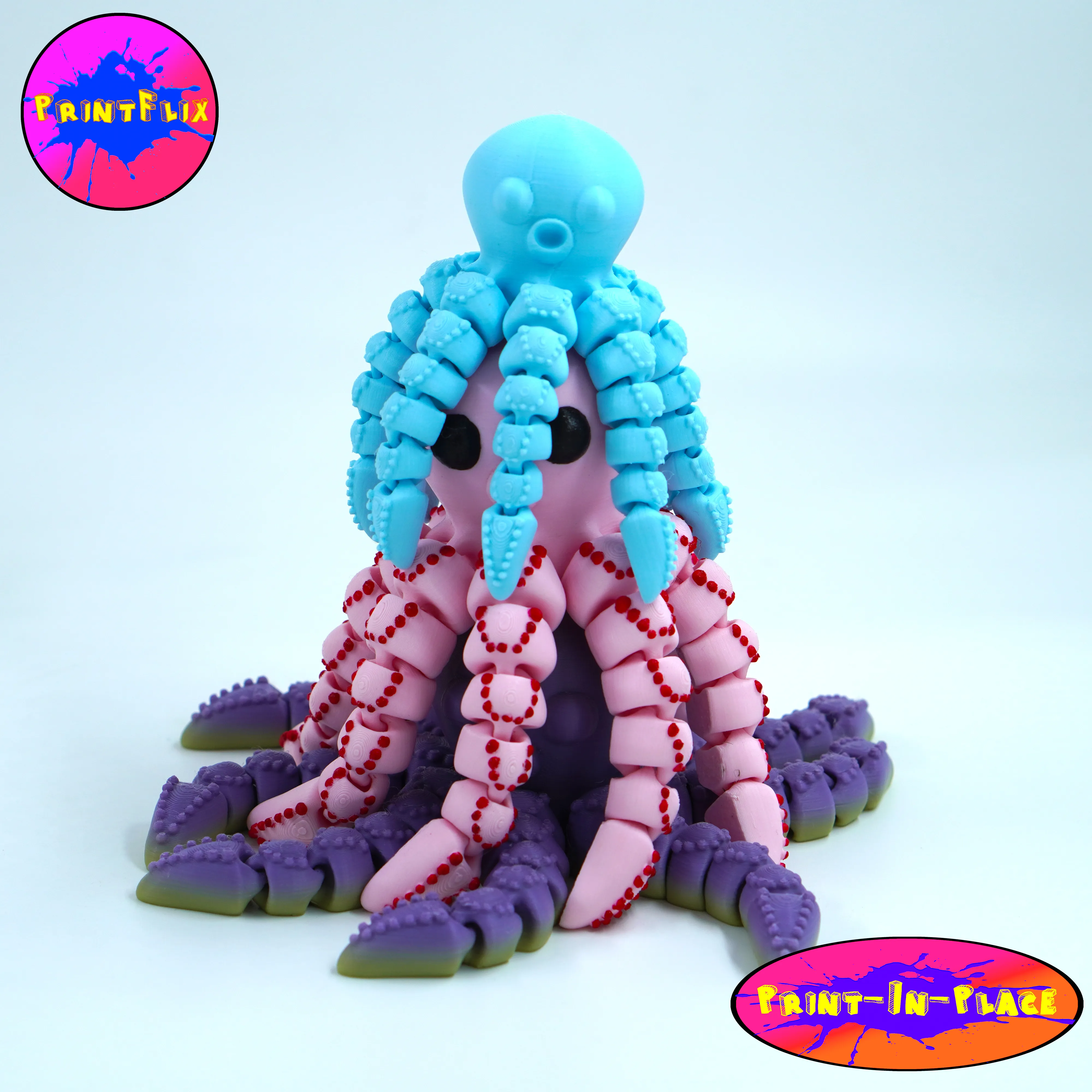 Other STL Download - Cute Flexi Octopusby PRINTFLIX