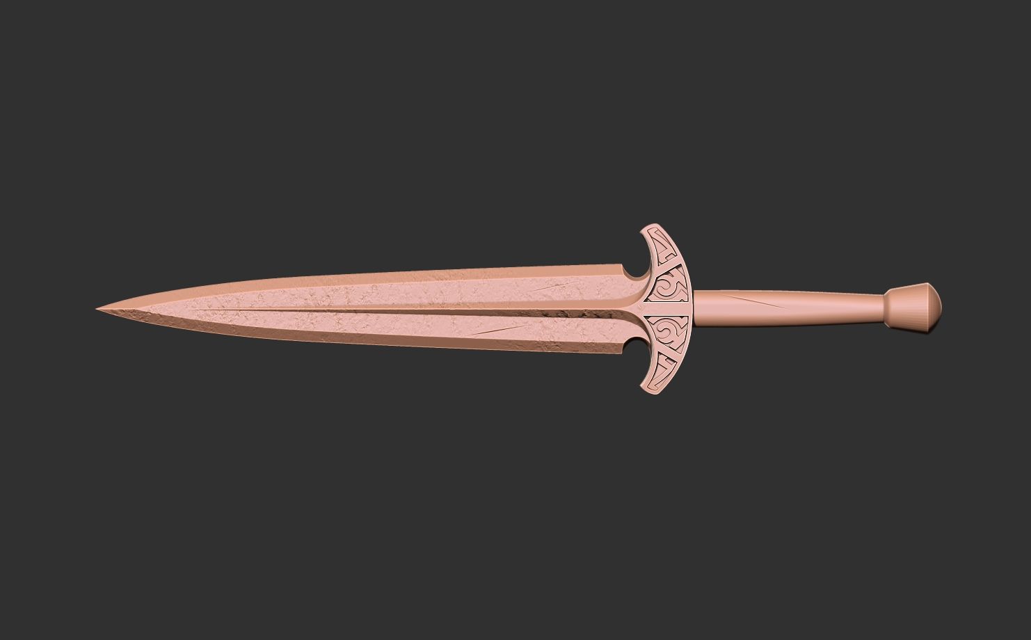Skyrim - Steel Dagger 3D Print model | 3D models download | Creality Cloud