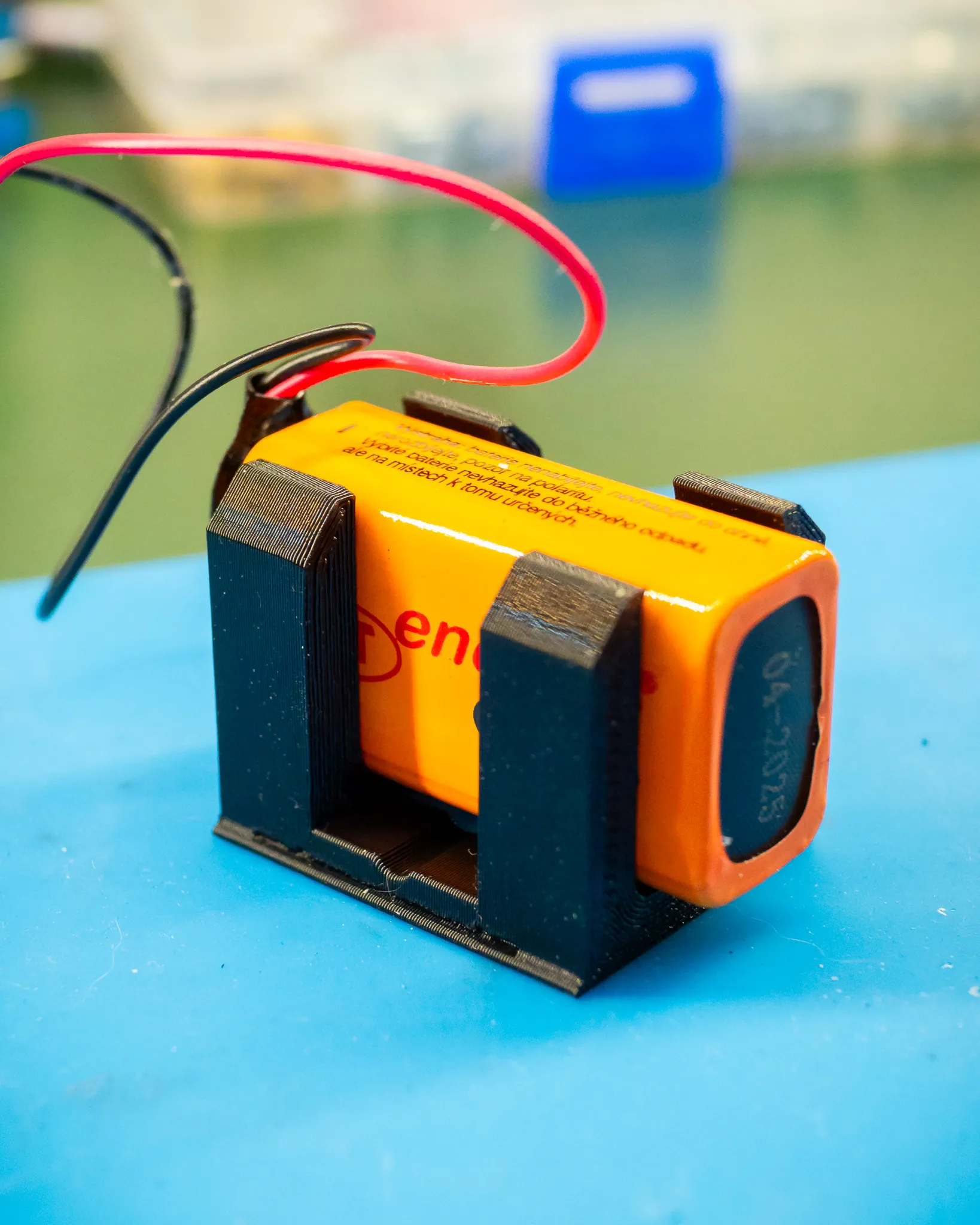 Archivos de impresora 3D | Archivo 3MF | Weldable DIY 9V Battery Holder ...