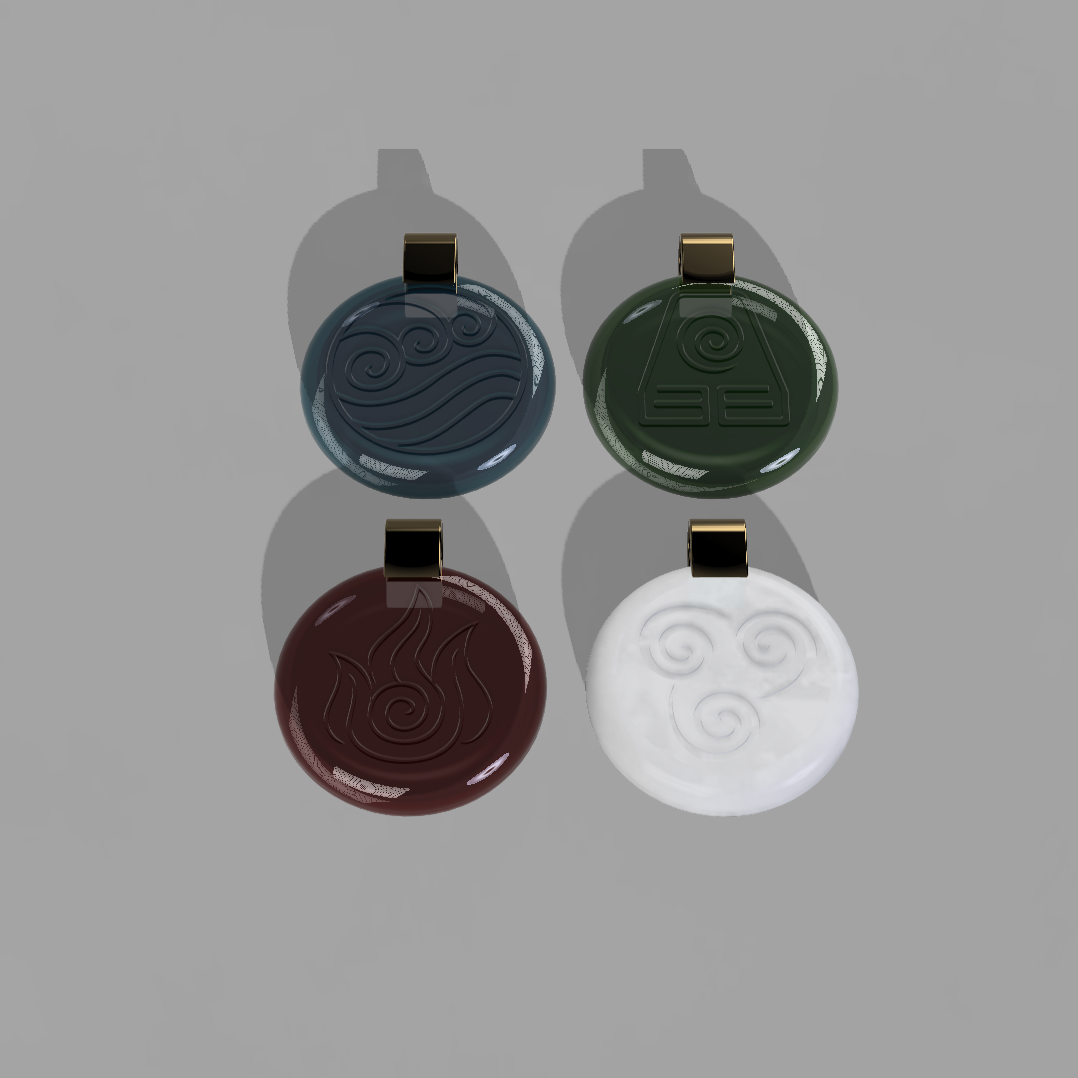 Element Necklace - Avatar the Last Airbender/Legend Of Korra | 3D ...