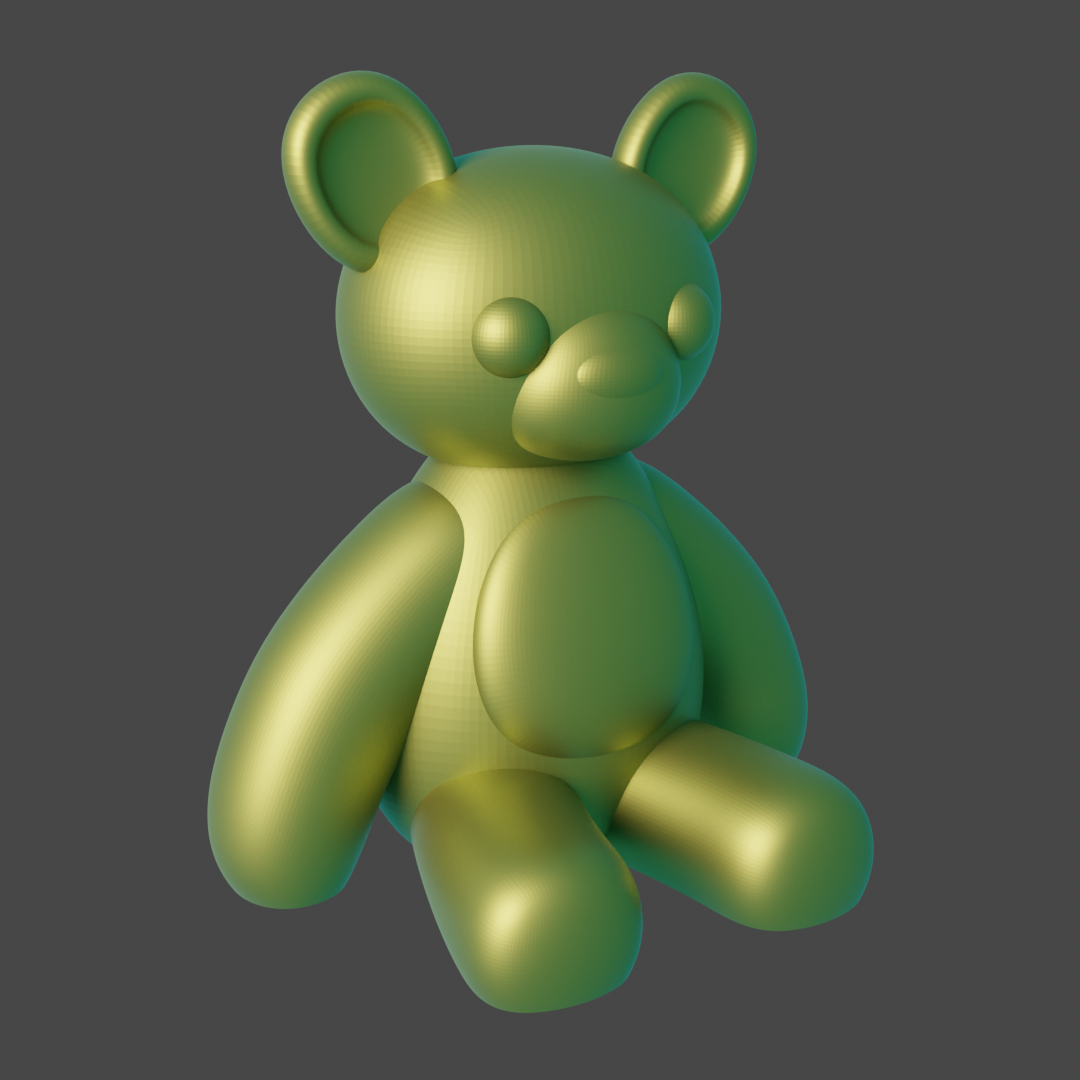 cute teddy bear | 3D models download | Creality Cloud