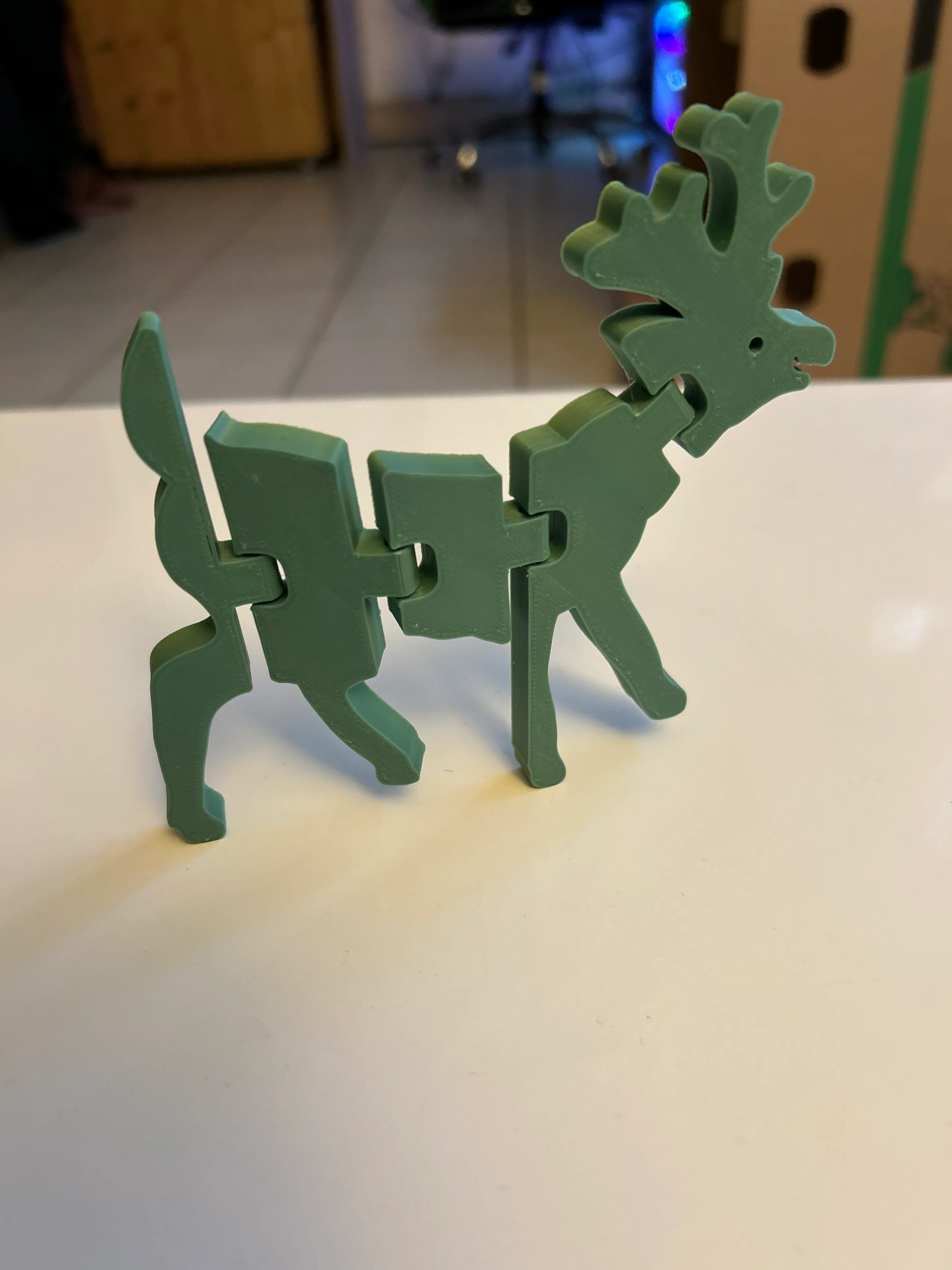 3D Printer Files | 3MF File | Articulated Christmas Reindeer | Creality ...